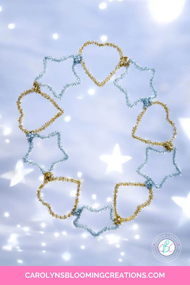 How to Make a Sparkly Pipe Cleaner Crown with Cookie Cutters — DIY Home ...