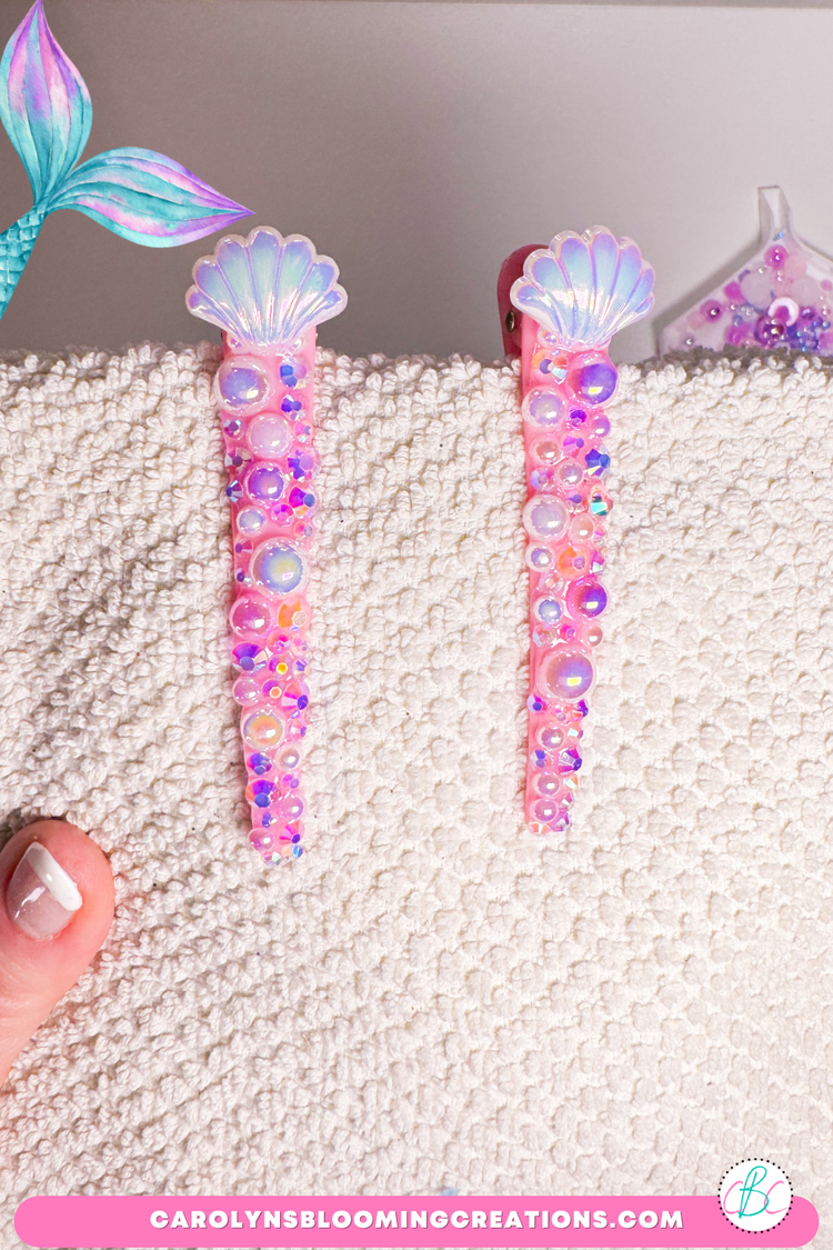 How to Make Mermaid Hair Clips — DIY Home Improvements Carolyn's ...