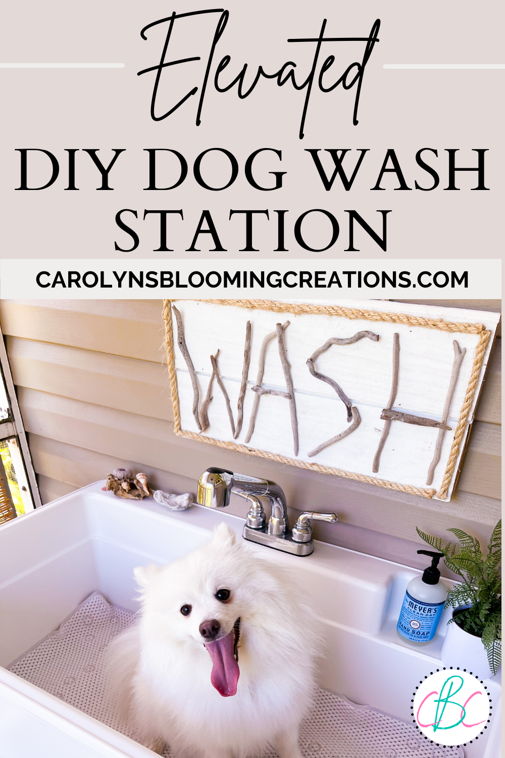 How to Make an Elevated DIY Dog Wash Station — DIY Home Improvements ...