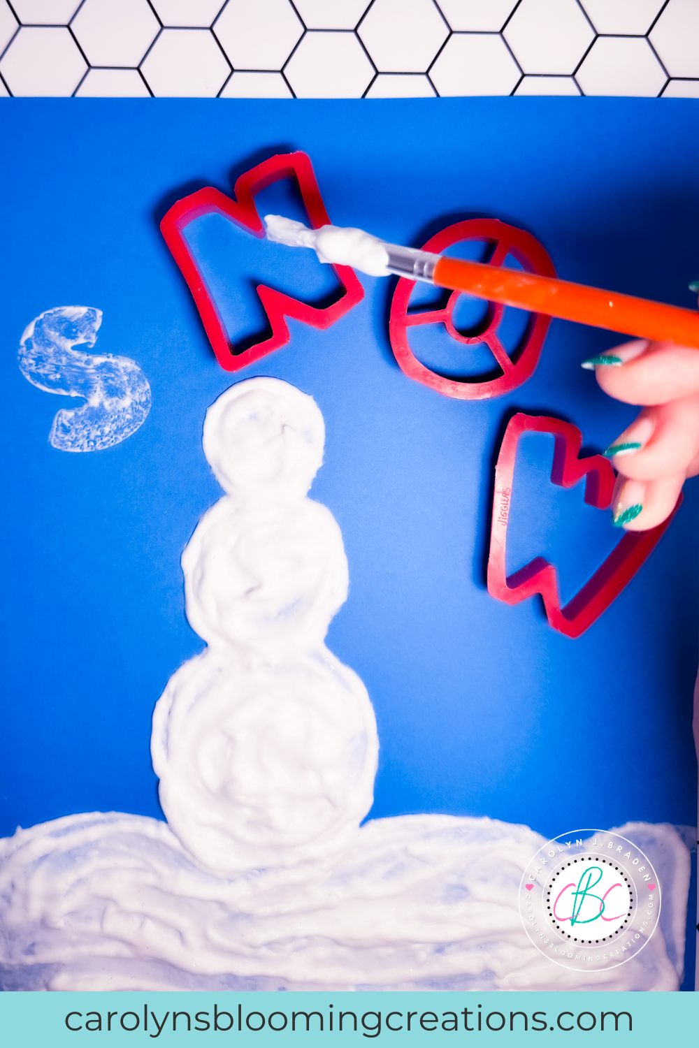 How to Make 2 Ingredient Shaving Cream Puffy Snow Paint — DIY Home ...