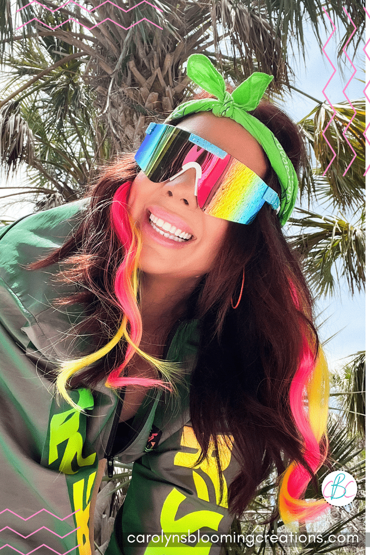 How To Use Rainbow Hair Extensions — DIY Home Improvements Carolyn's ...