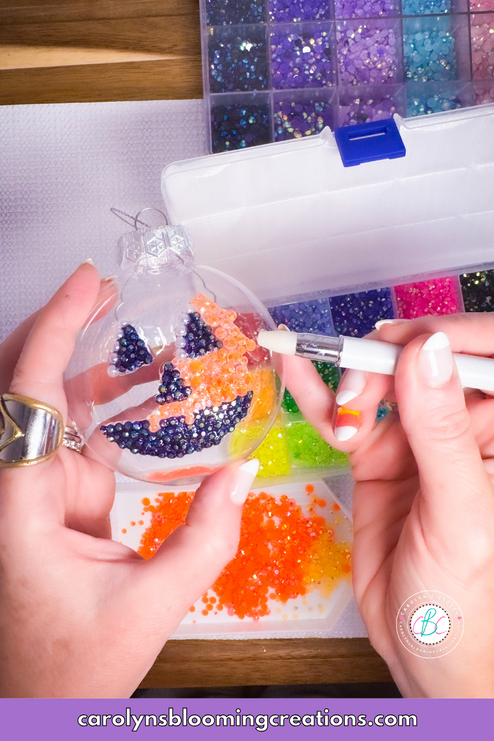 How to Make Halloween Jack o’ Lantern Ornaments — DIY Home Improvements ...