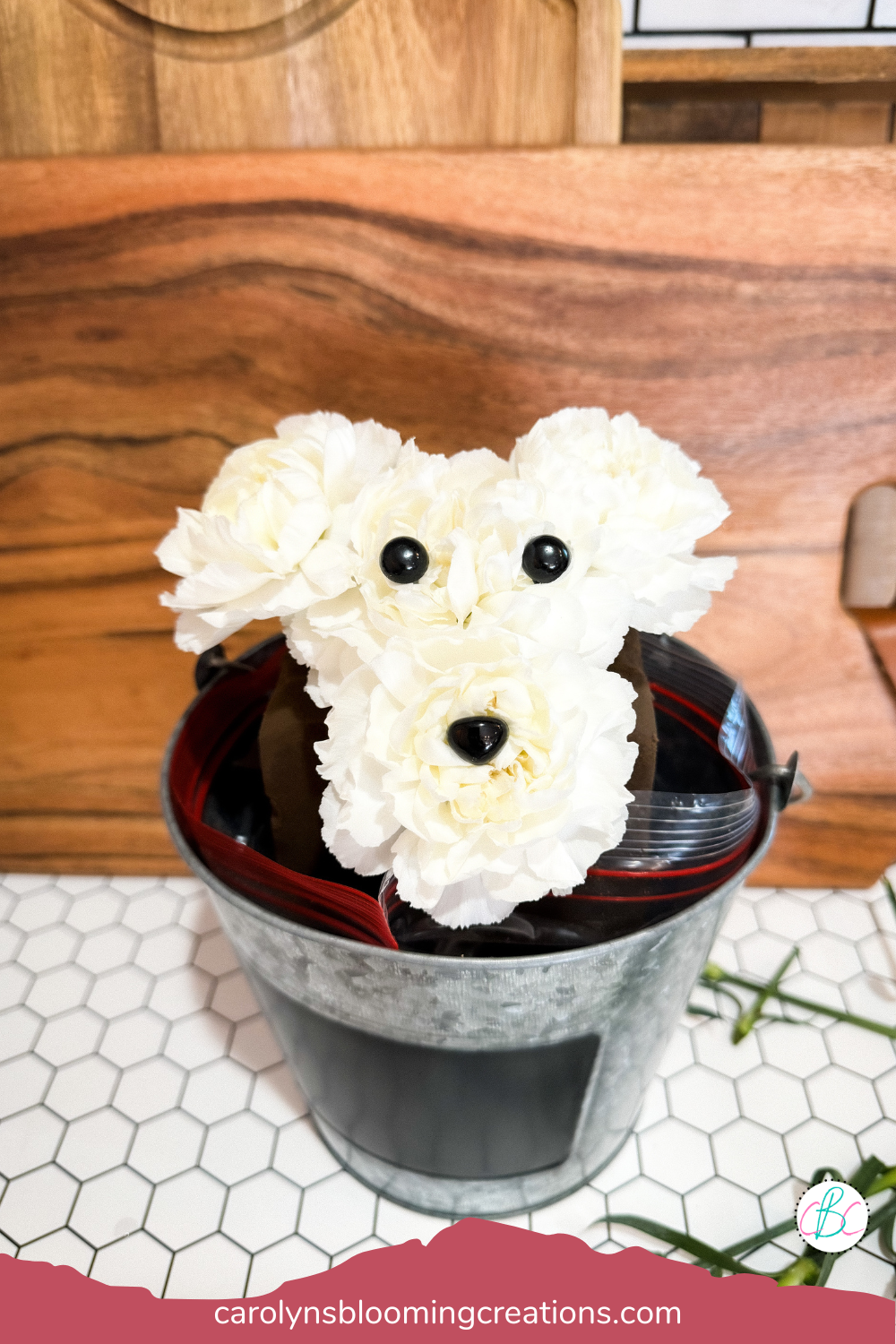 How To Make A Flower Dog Arrangement — DIY Home Improvements Carolyn's ...
