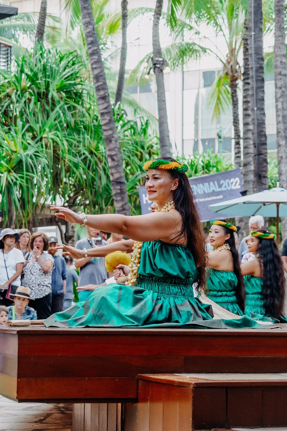 Hula Kahiko at Helumoa 2022 — Hālau Hula Ka No‘eau