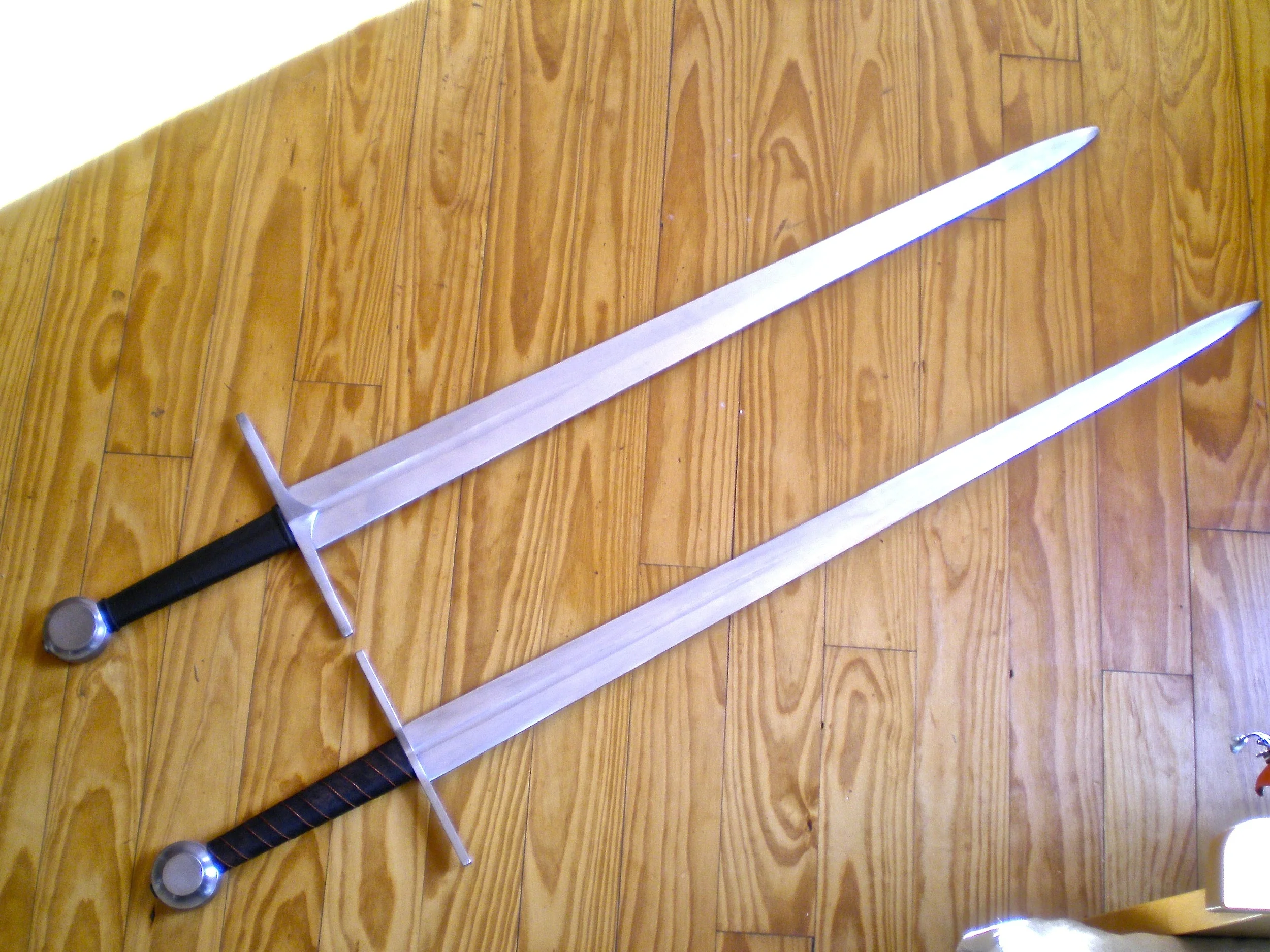 Aluminum Hand & A Half Broadswords — Jesse Belsky Stageswords