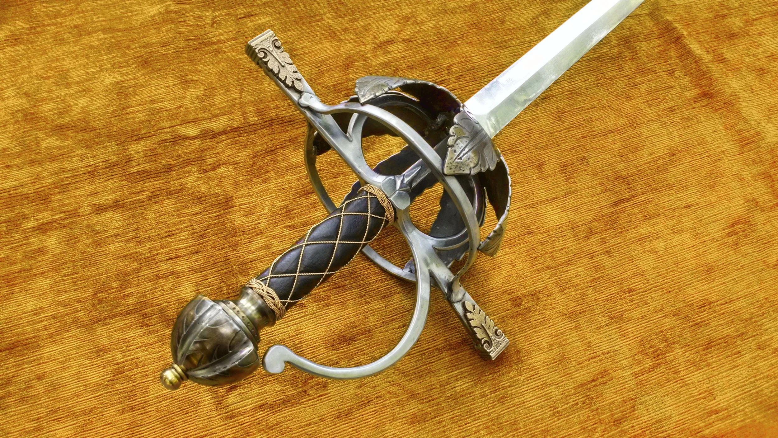 Leaf Cup Rapier — Jesse Belsky Stageswords