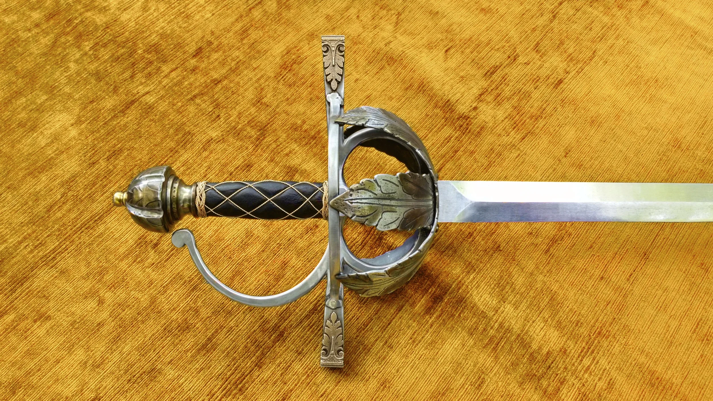 Leaf Cup Rapier — Jesse Belsky Stageswords