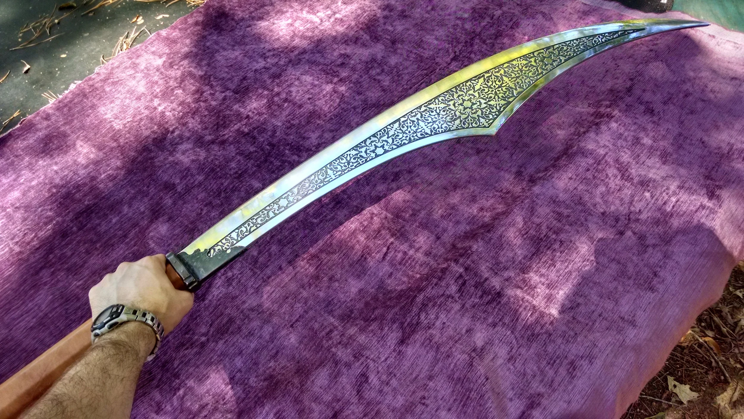 Aluminum Giant Scimitar — Jesse Belsky Stageswords