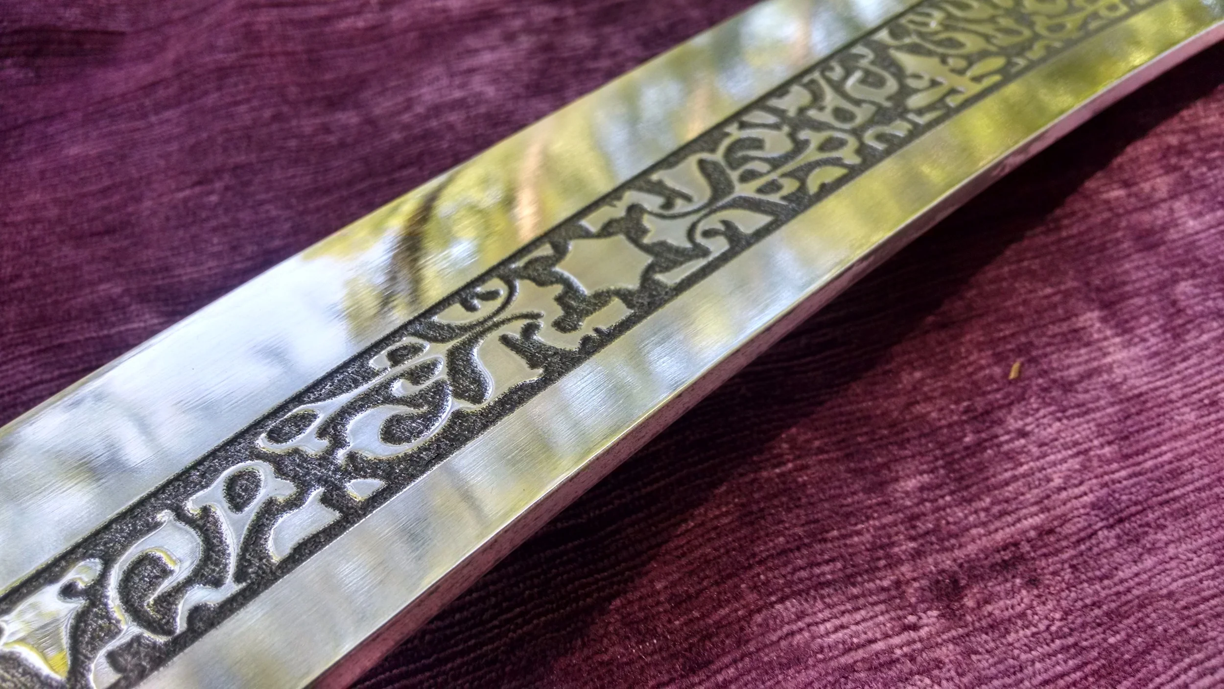 Aluminum Giant Scimitar — Jesse Belsky Stageswords