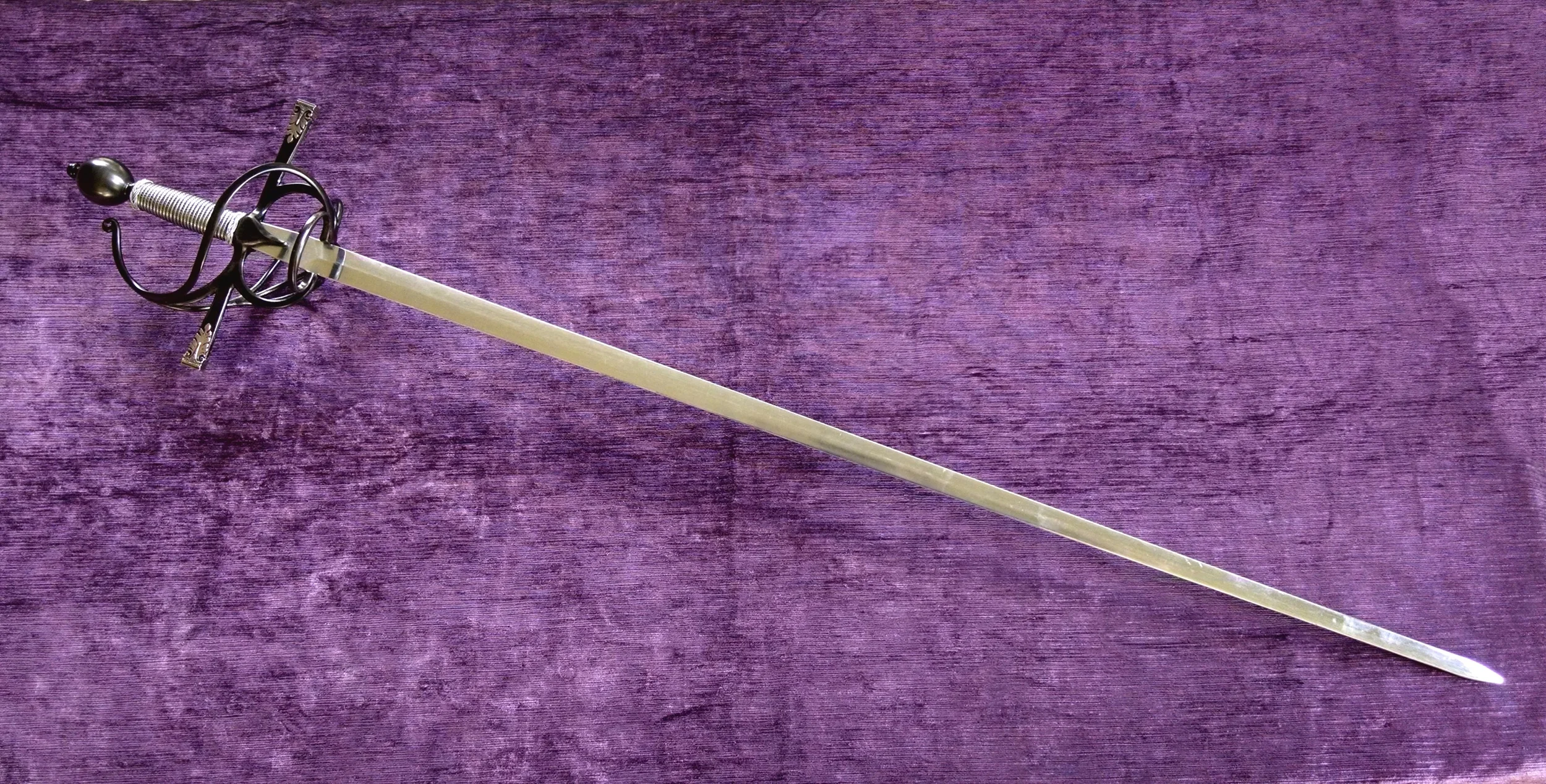 Aluminum Bladed Swept Hilt Rapier — Jesse Belsky Stageswords