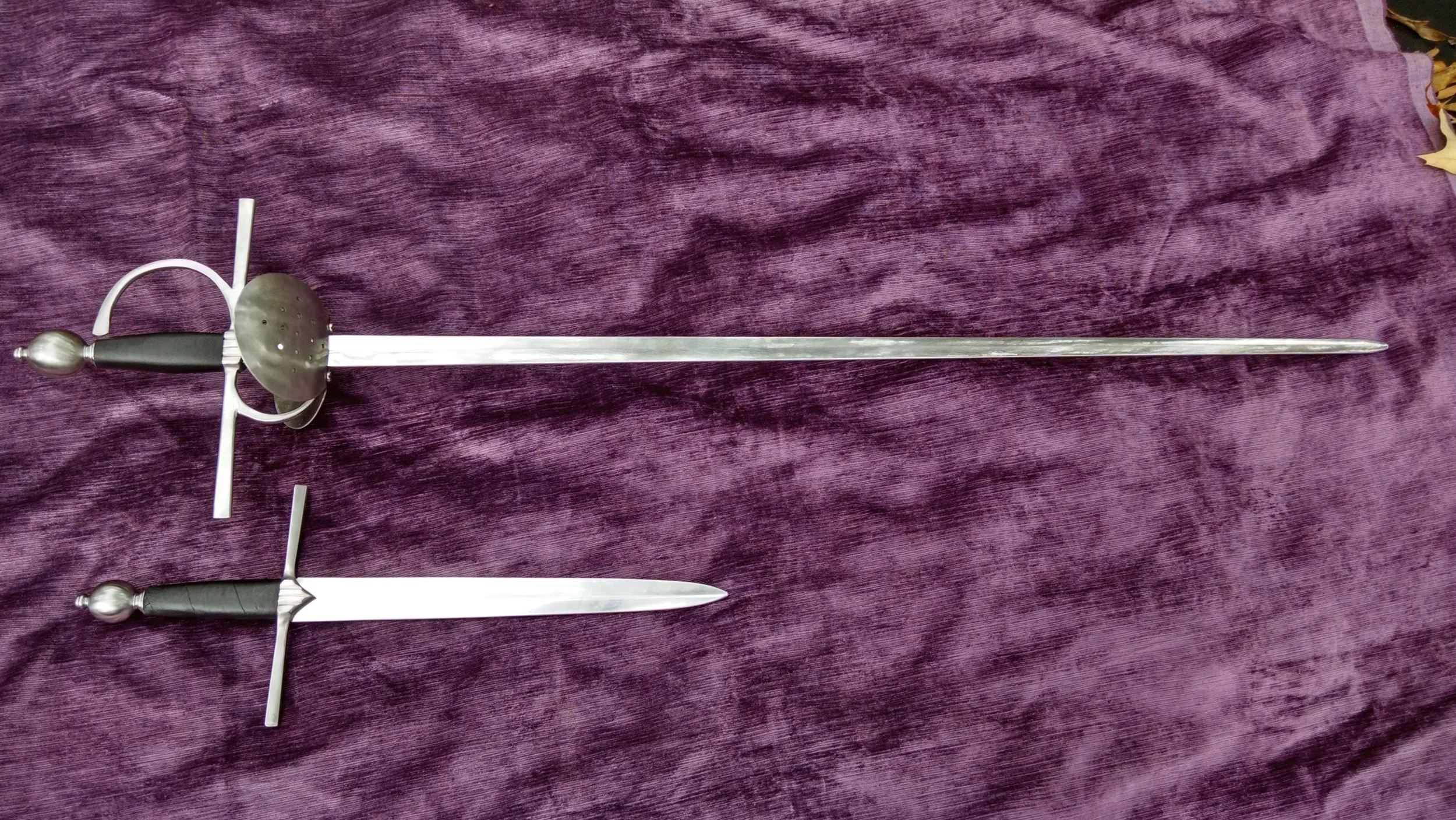 Pair of Aluminum Rapiers & Daggers — Jesse Belsky Stageswords