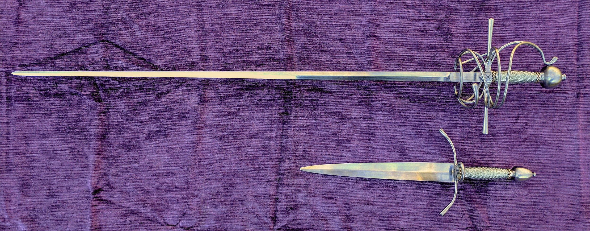 Loop Hilt Rapier & Dagger — Jesse Belsky Stageswords
