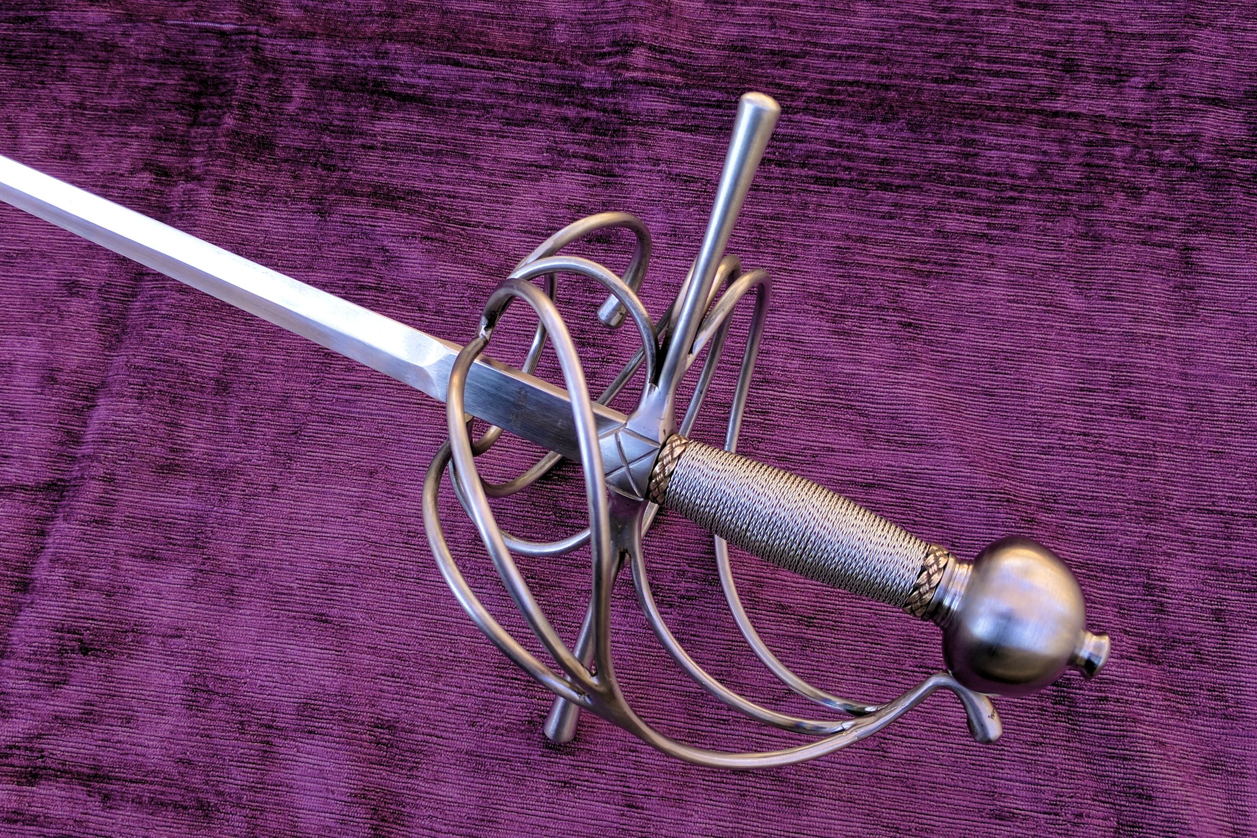 Loop Hilt Rapier & Dagger — Jesse Belsky Stageswords