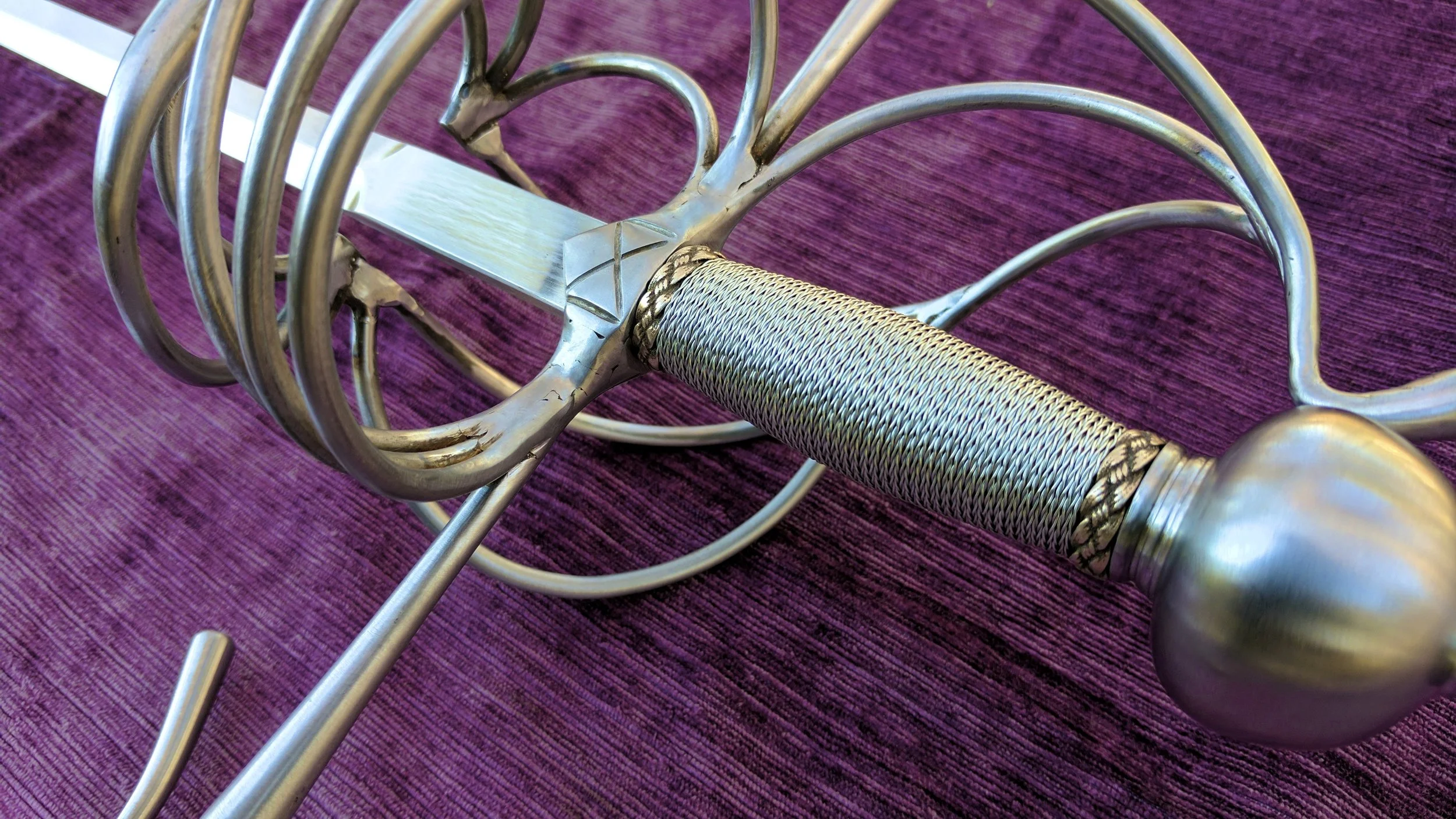 Loop Hilt Rapier & Dagger — Jesse Belsky Stageswords