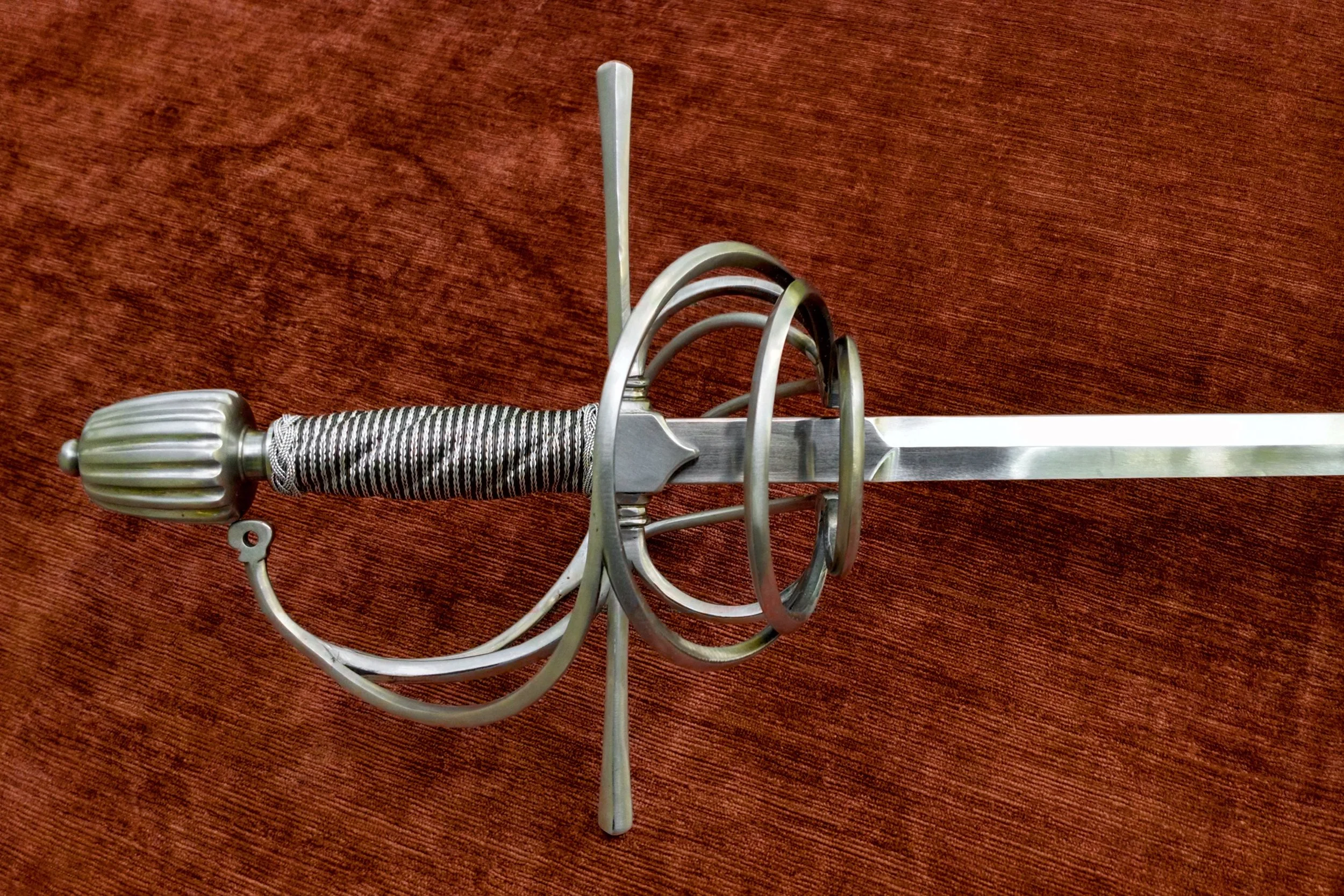 Three Ring Rapier [SHARP/BLUNT/HEMA] — Jesse Belsky Stageswords