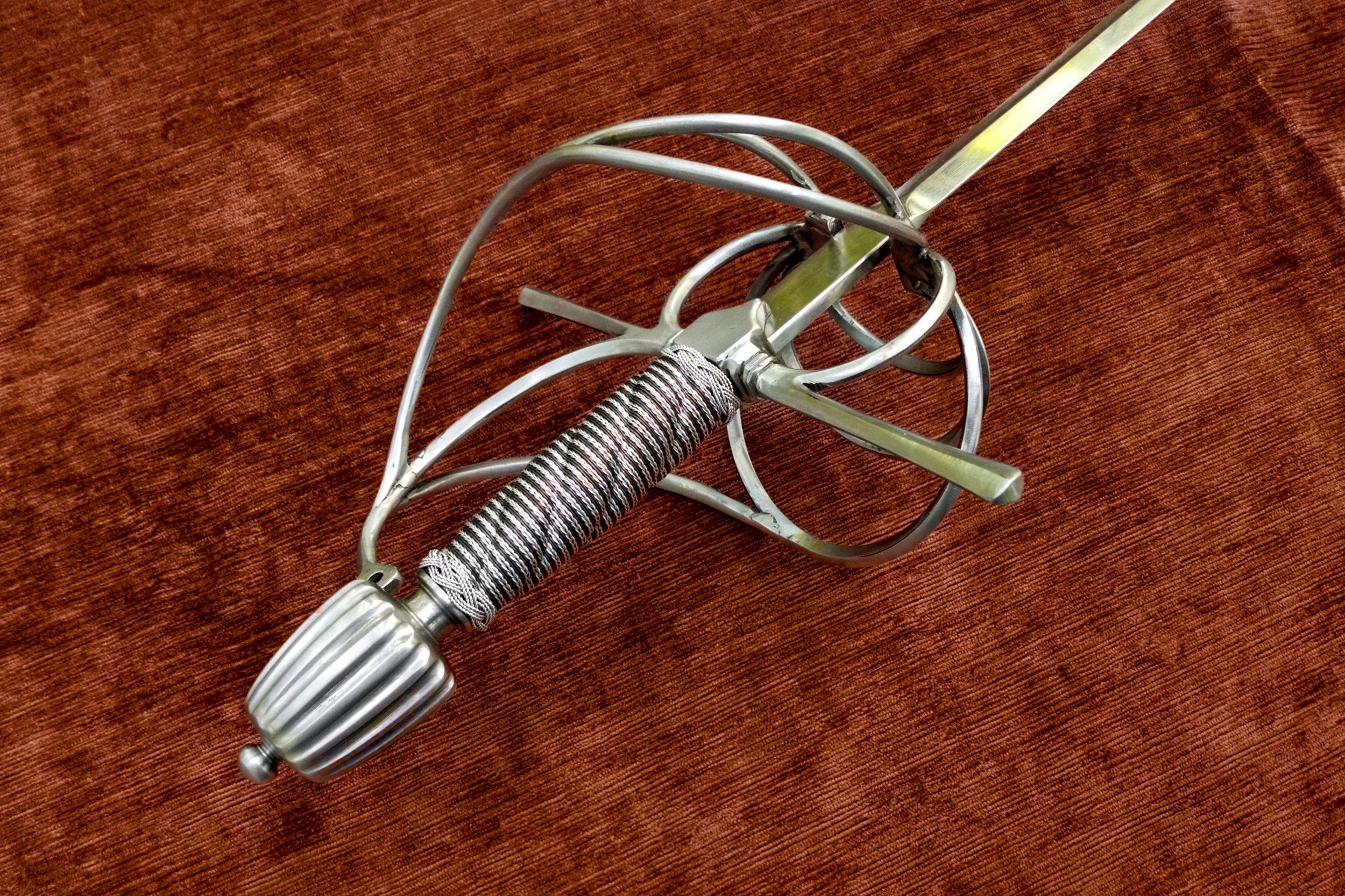 Three Ring Rapier [SHARP/BLUNT/HEMA] — Jesse Belsky Stageswords