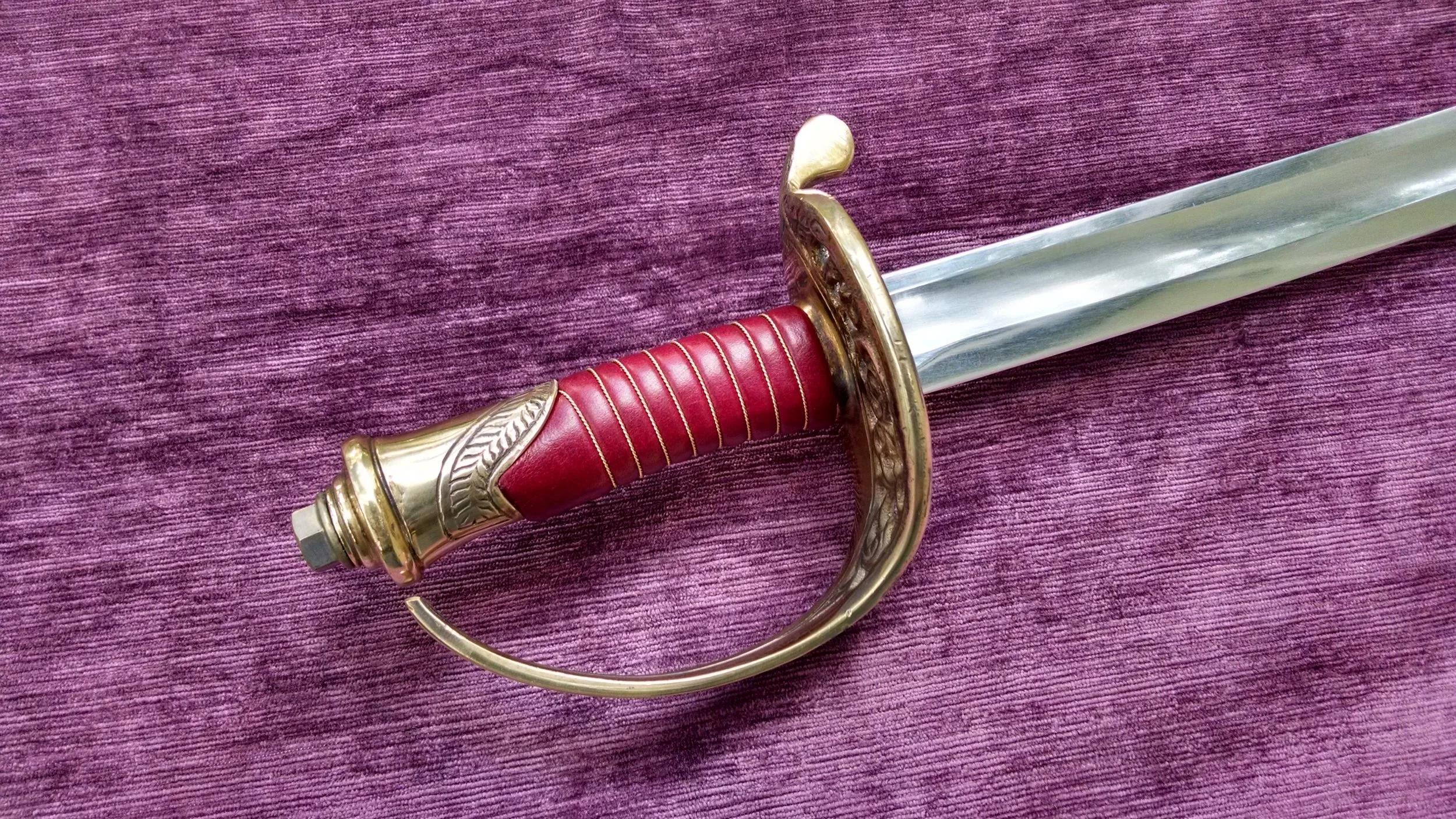 Aluminum Brass Hilt Cutlass — Jesse Belsky Stageswords