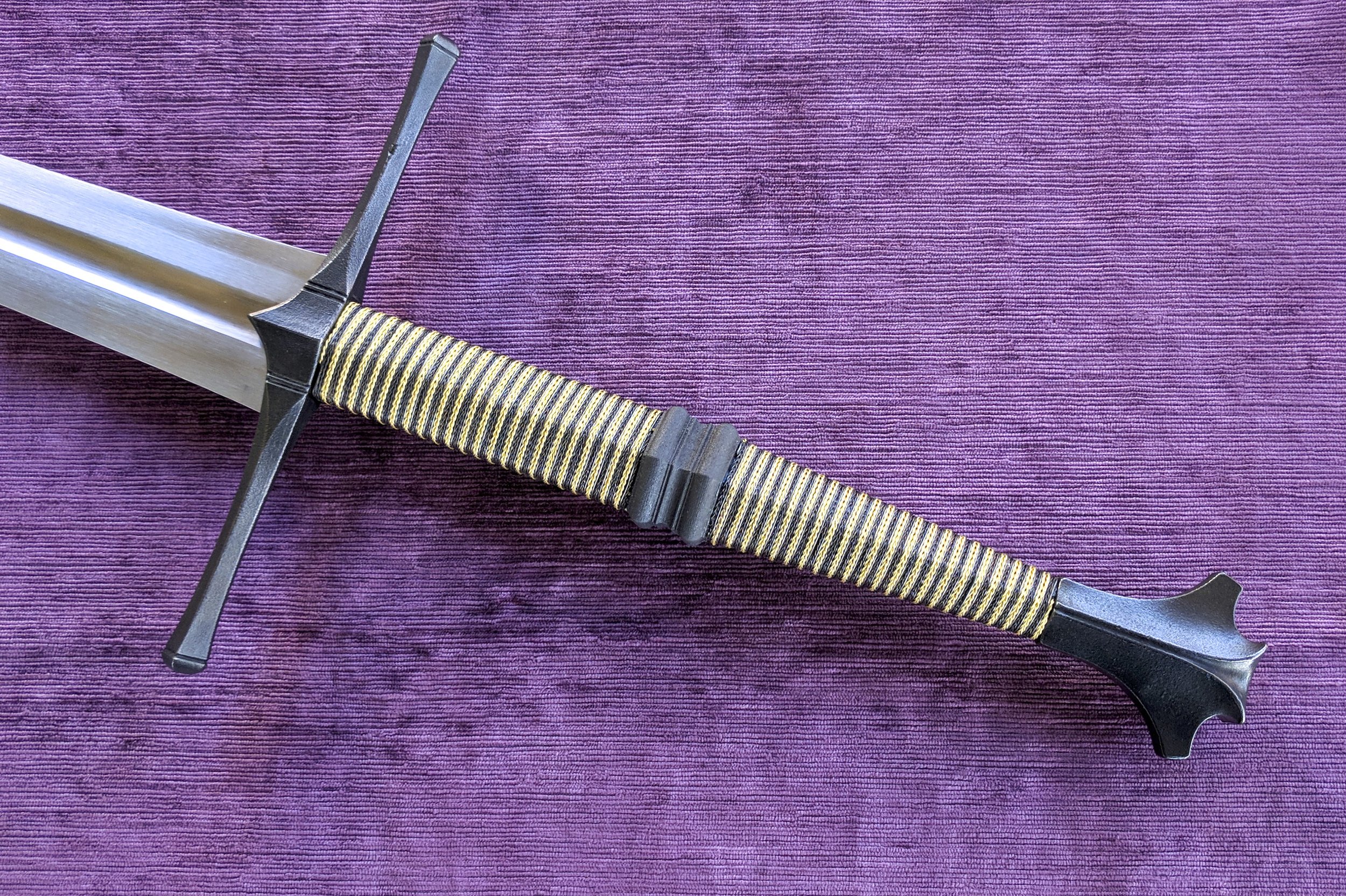Black & Gold Wire Wrapped Longsword (SHARP/BLUNT) — Jesse Belsky ...