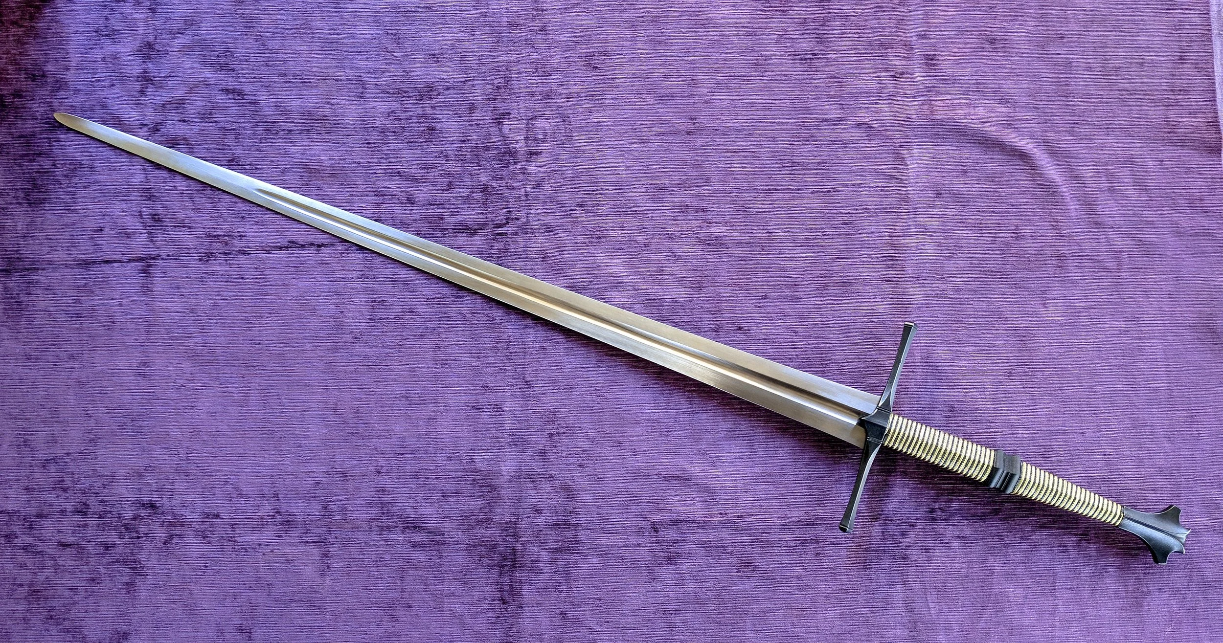 Black & Gold Wire Wrapped Longsword (SHARP/BLUNT) — Jesse Belsky ...