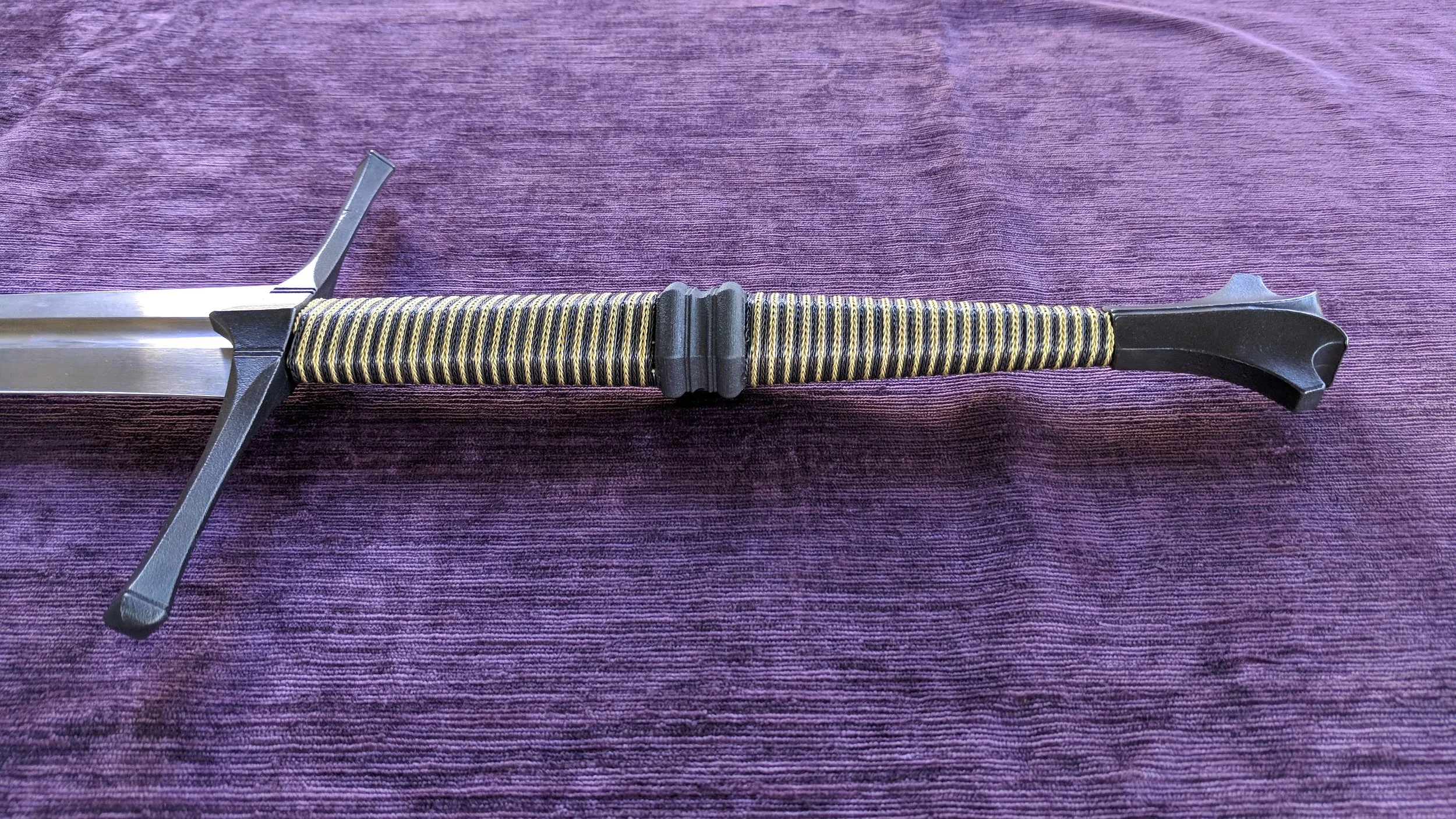 Black & Gold Wire Wrapped Longsword (SHARP/BLUNT) — Jesse Belsky ...