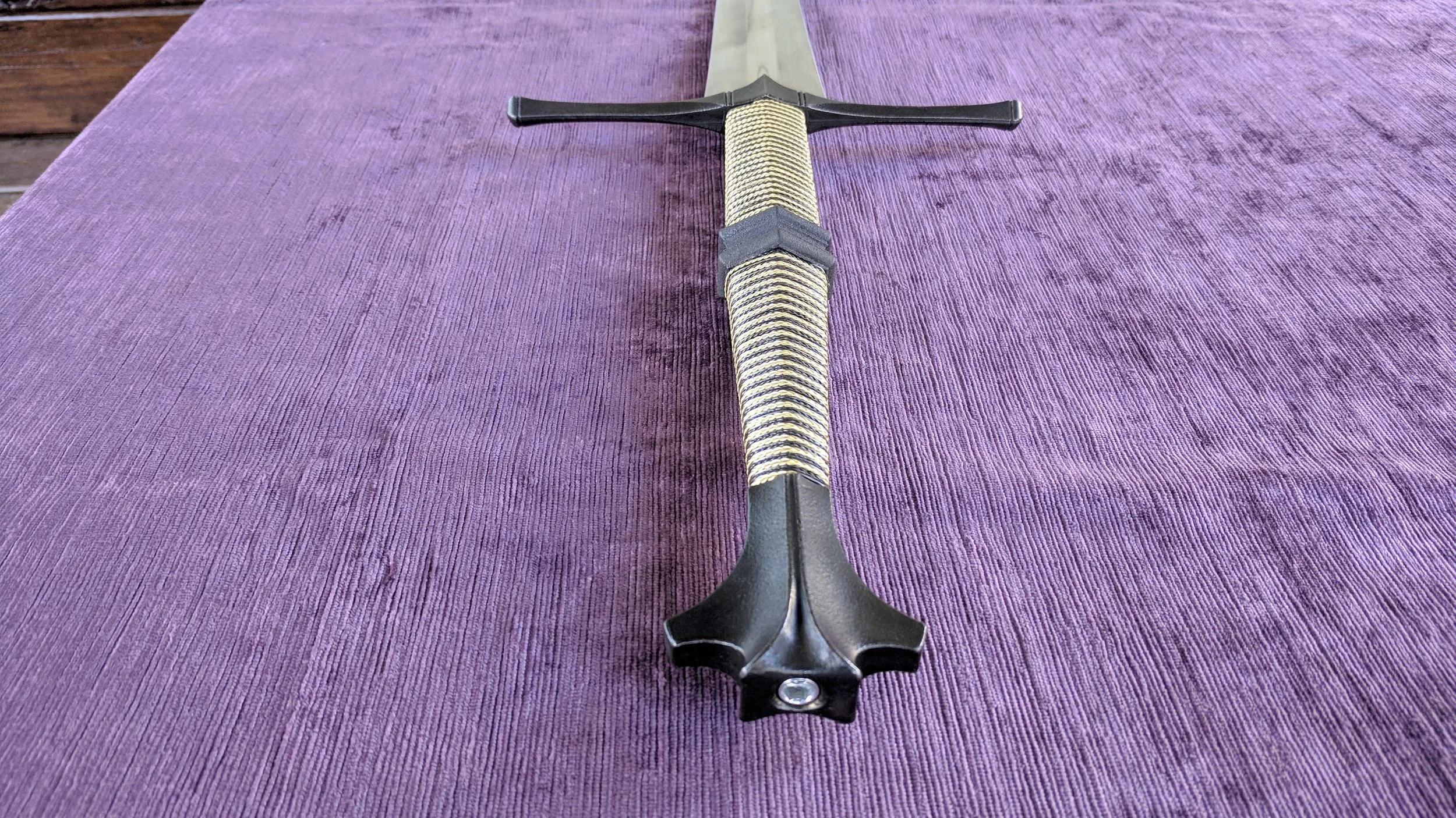 Black & Gold Wire Wrapped Longsword (SHARP/BLUNT) — Jesse Belsky ...