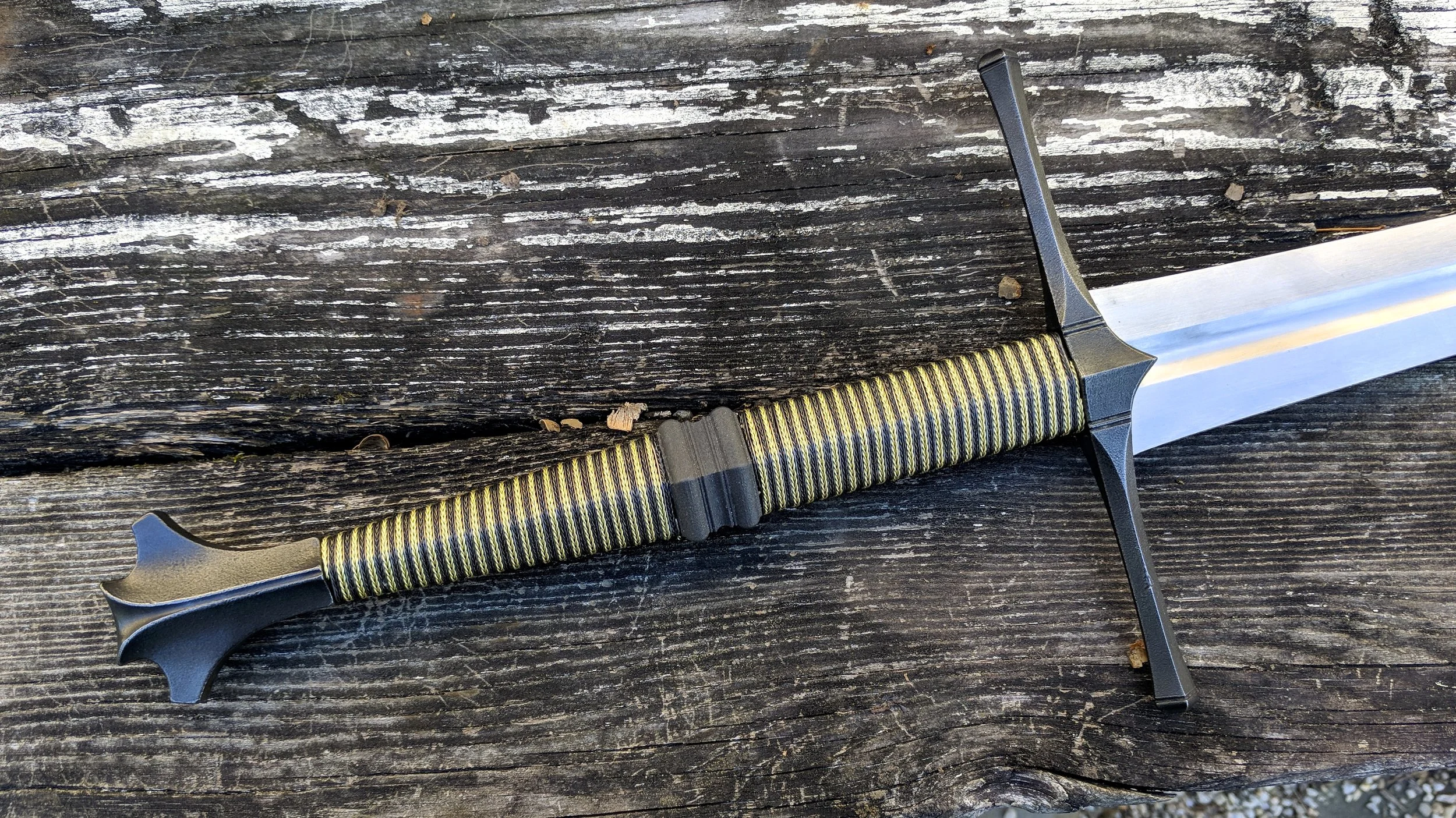 Black & Gold Wire Wrapped Longsword (SHARP/BLUNT) — Jesse Belsky ...