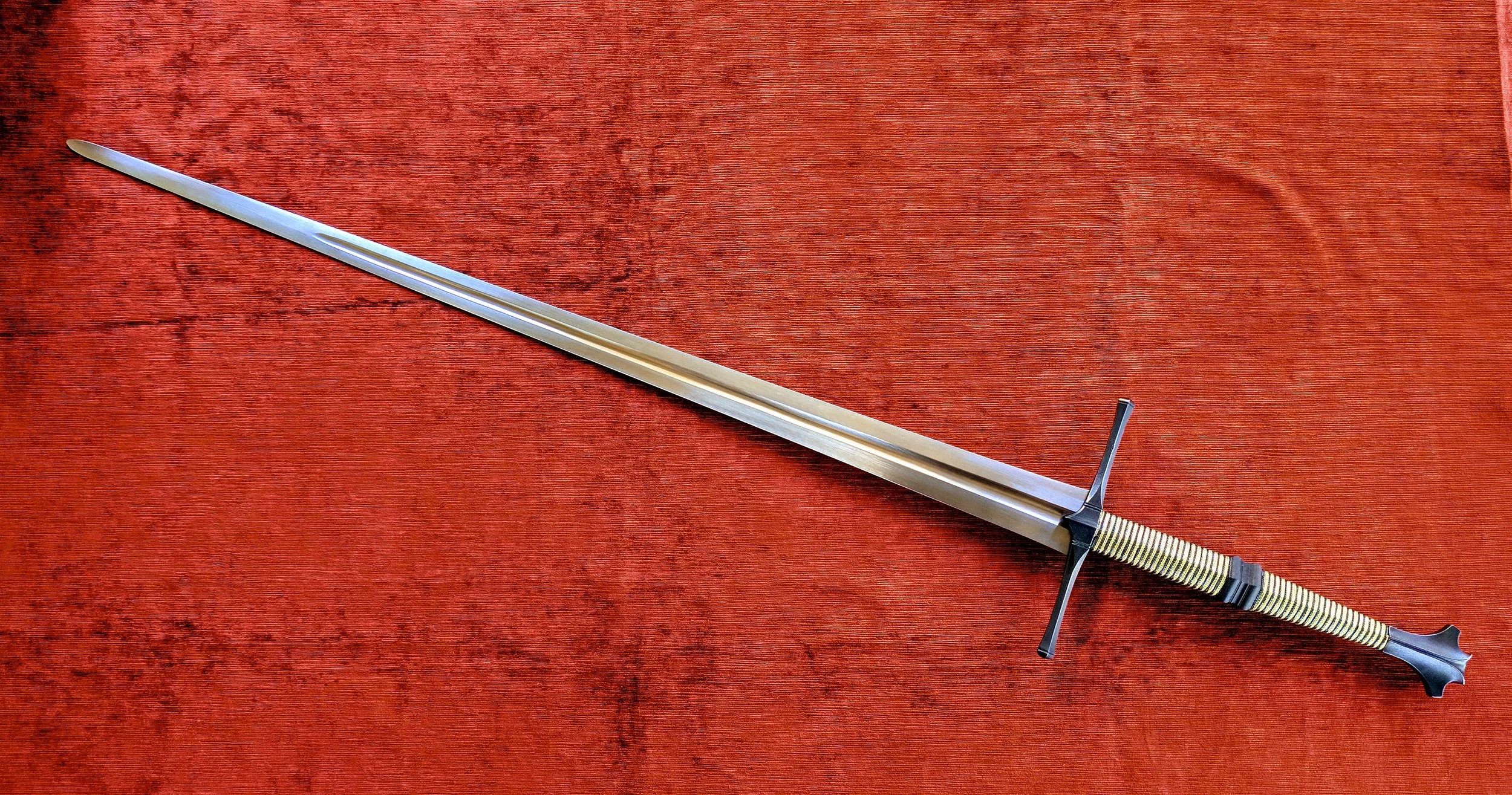 Black & Gold Wire Wrapped Longsword (SHARP/BLUNT) — Jesse Belsky ...