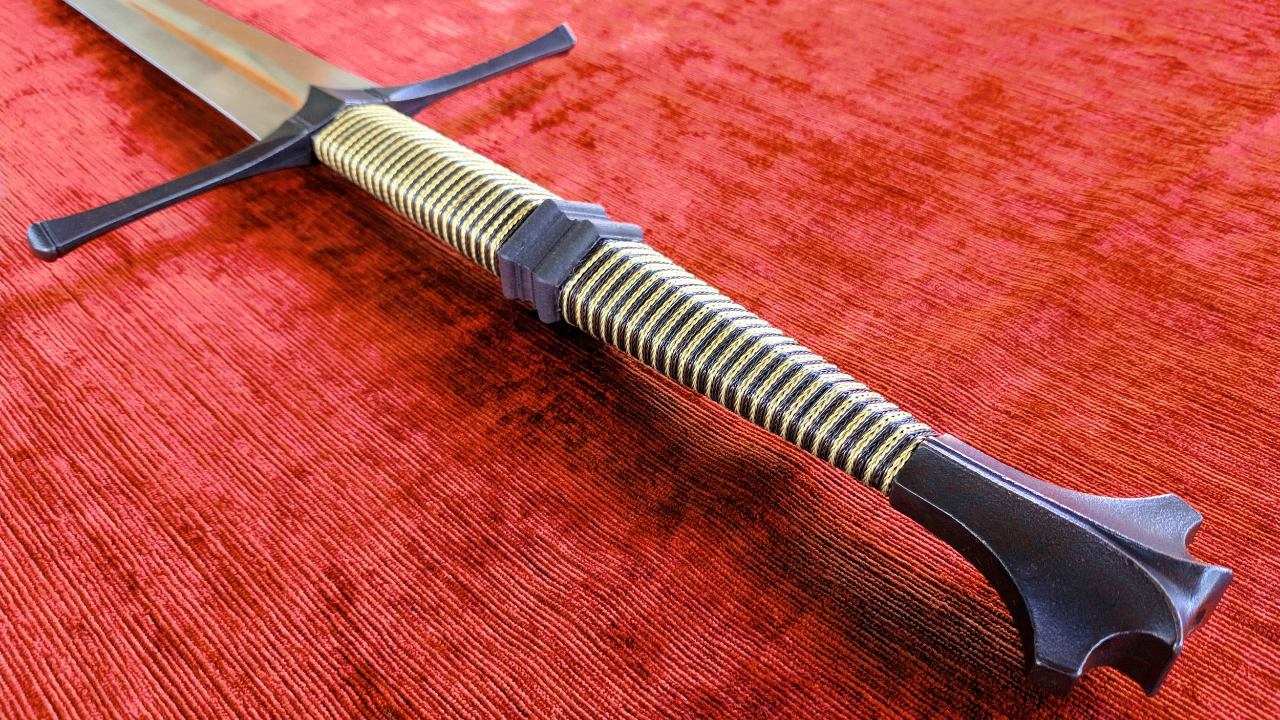 Black & Gold Wire Wrapped Longsword (SHARP/BLUNT) — Jesse Belsky ...