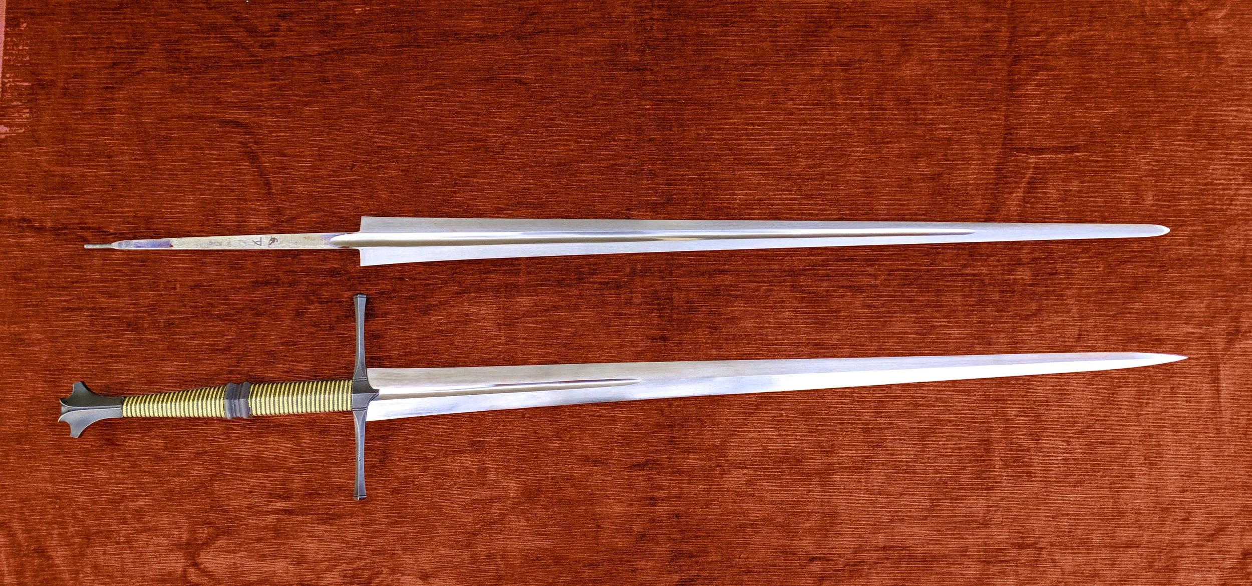 Black & Gold Wire Wrapped Longsword (SHARP/BLUNT) — Jesse Belsky ...