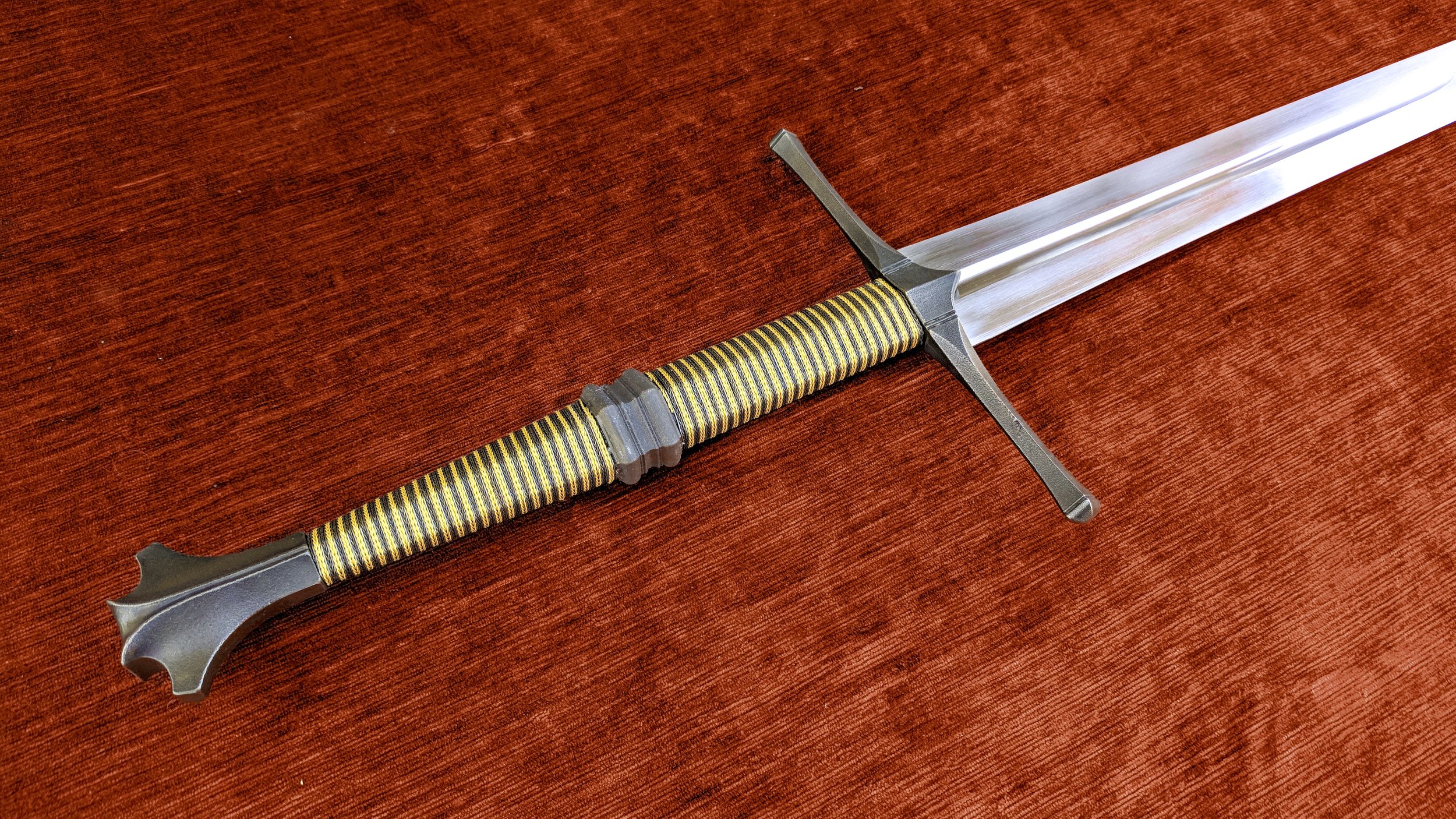 Black & Gold Wire Wrapped Longsword (SHARP/BLUNT) — Jesse Belsky ...