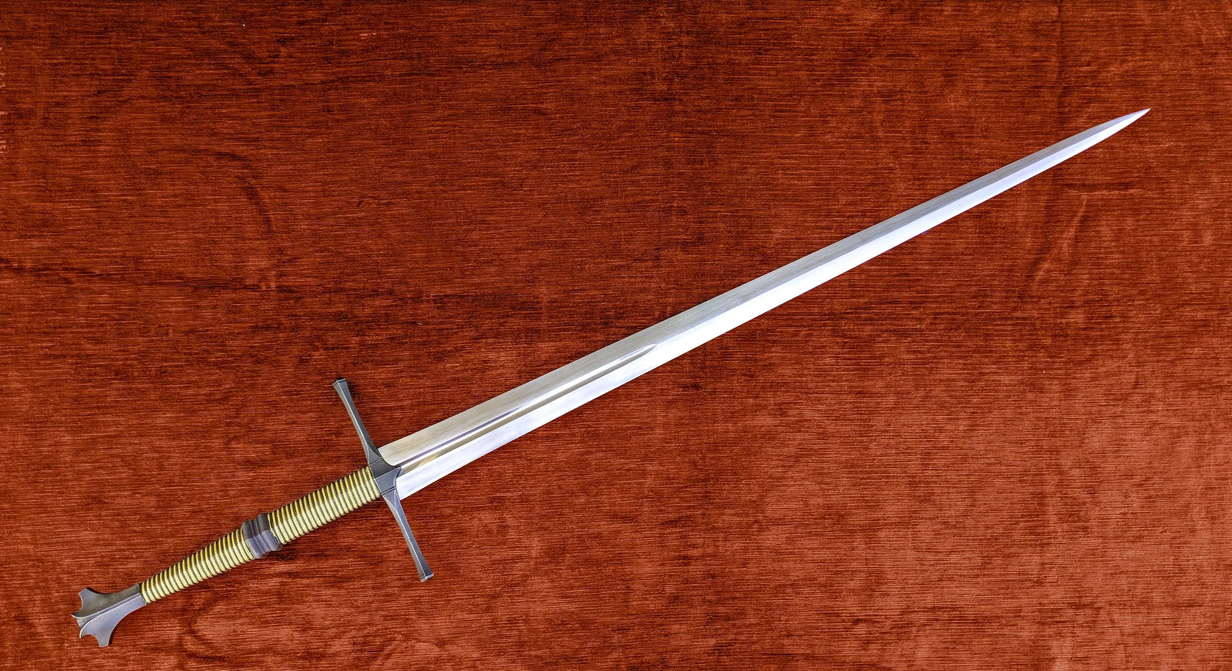 Black & Gold Wire Wrapped Longsword (SHARP/BLUNT) — Jesse Belsky ...