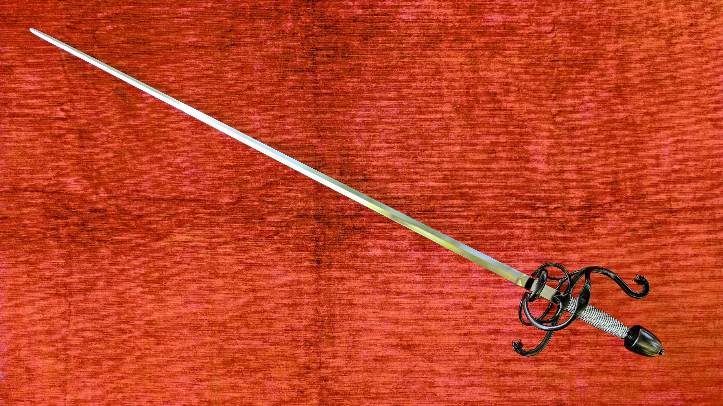 Dragon Head Rapier & Dagger — Jesse Belsky Stageswords