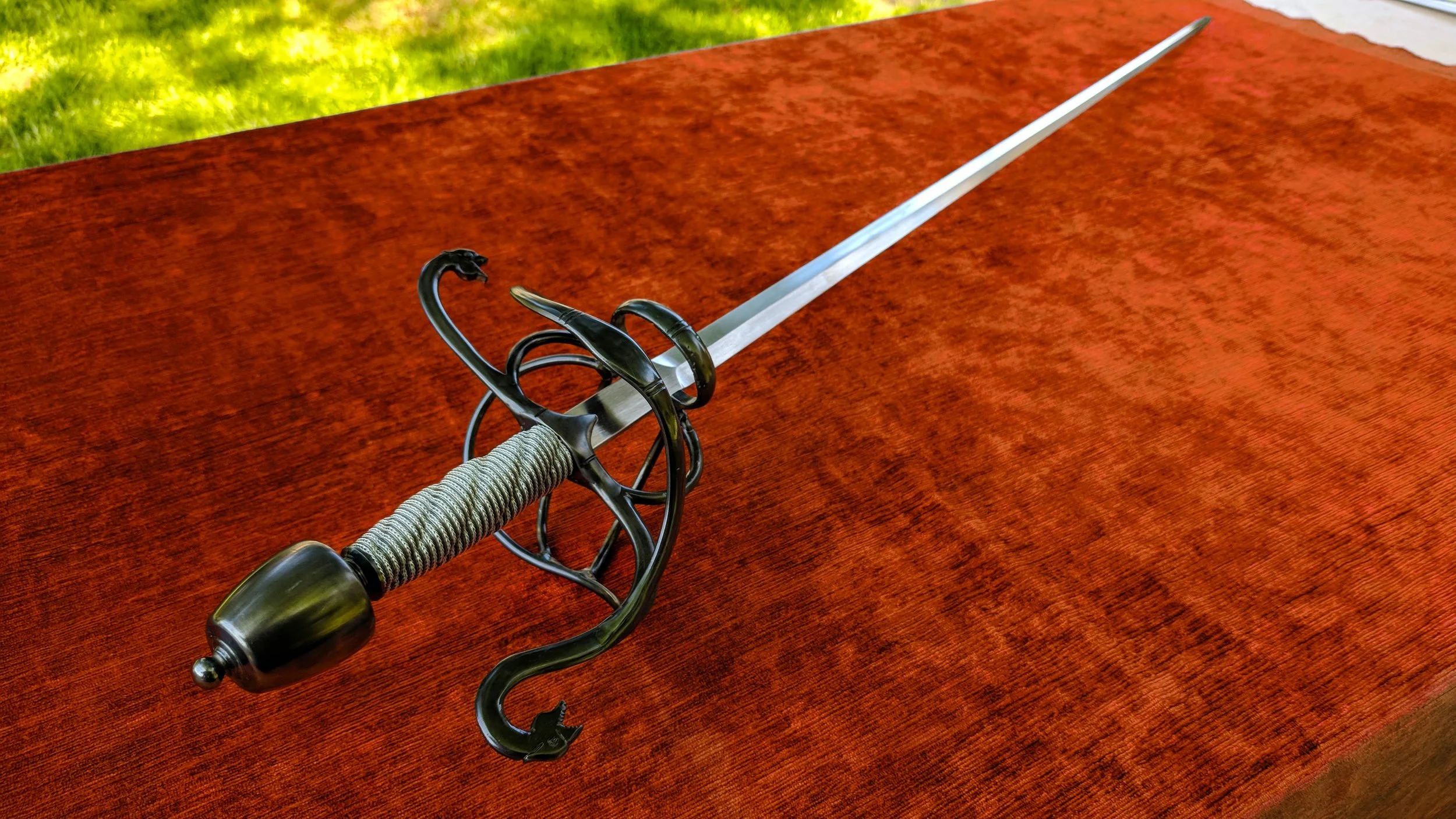 Dragon Head Rapier & Dagger — Jesse Belsky Stageswords