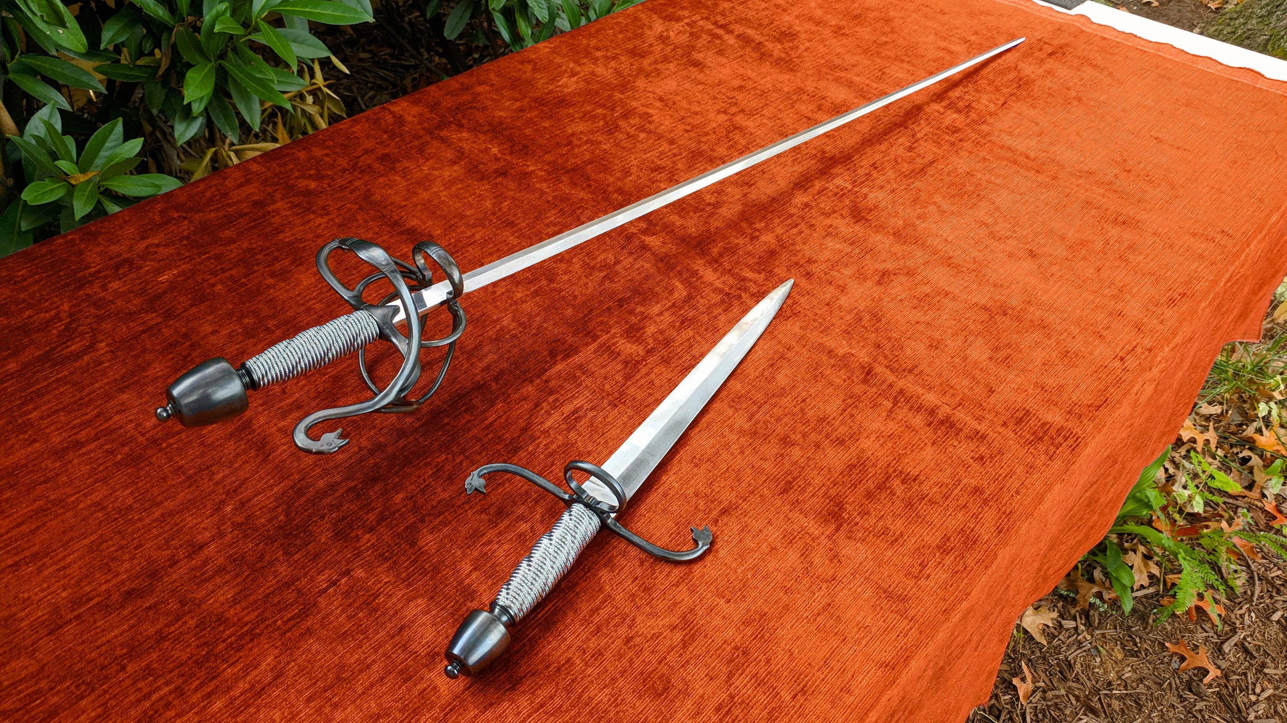 Dragon Head Rapier & Dagger — Jesse Belsky Stageswords