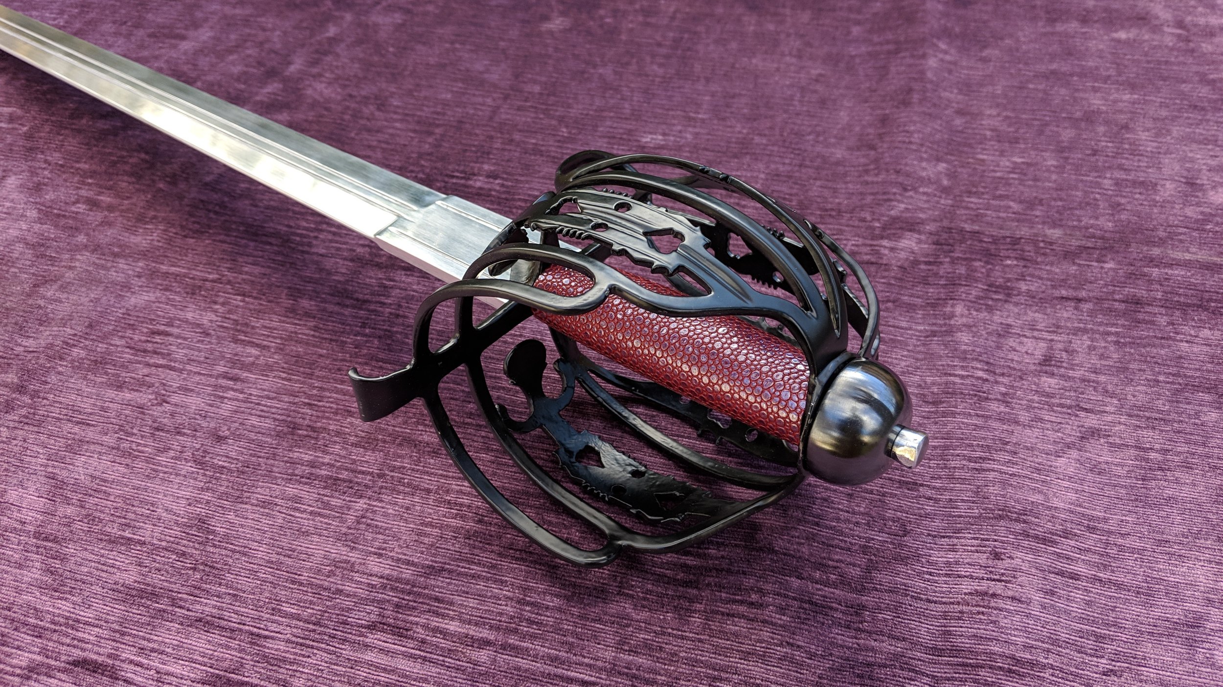 Aluminum Basket Hilt Broadsword — Jesse Belsky Stageswords