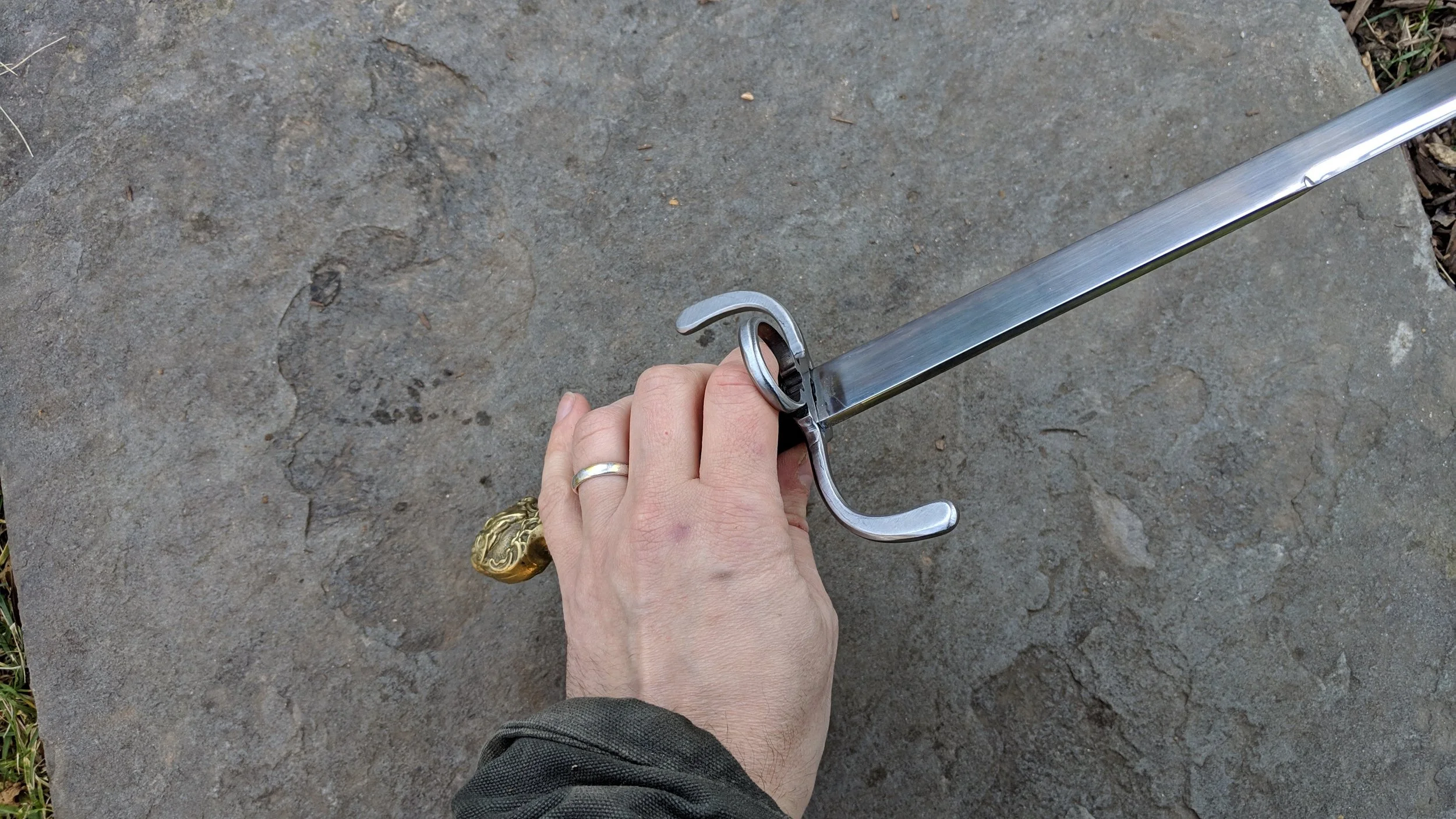 Parrying Dagger - Brass Pommel — Jesse Belsky Stageswords