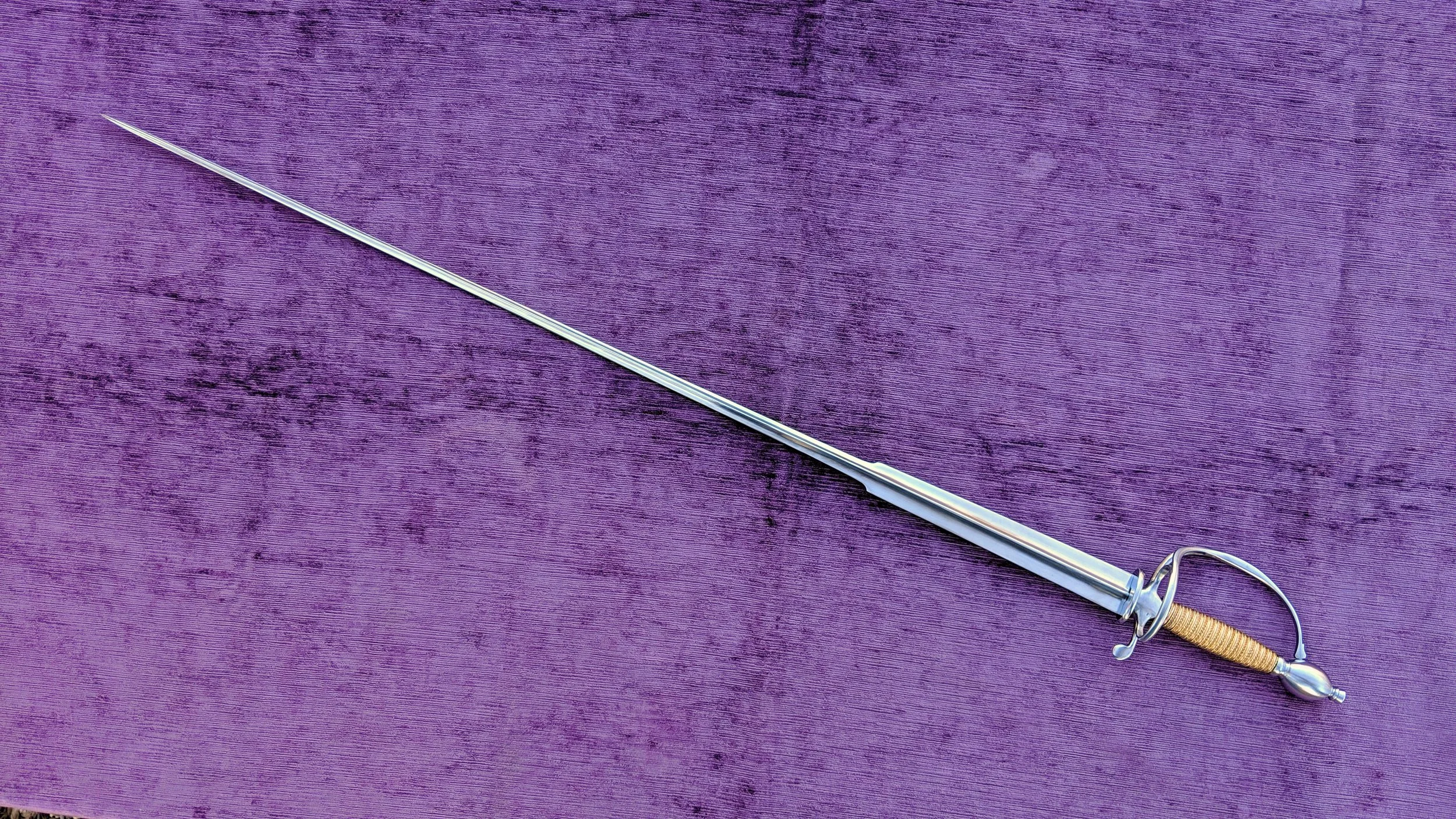 Loop Hilt Smallsword 2 w/Scabbard & Hanger — Jesse Belsky Stageswords