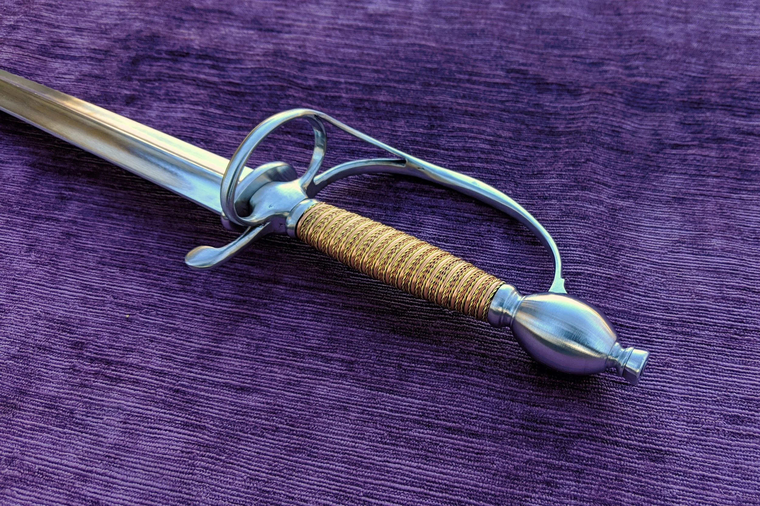 Loop Hilt Smallsword 2 w/Scabbard & Hanger — Jesse Belsky Stageswords