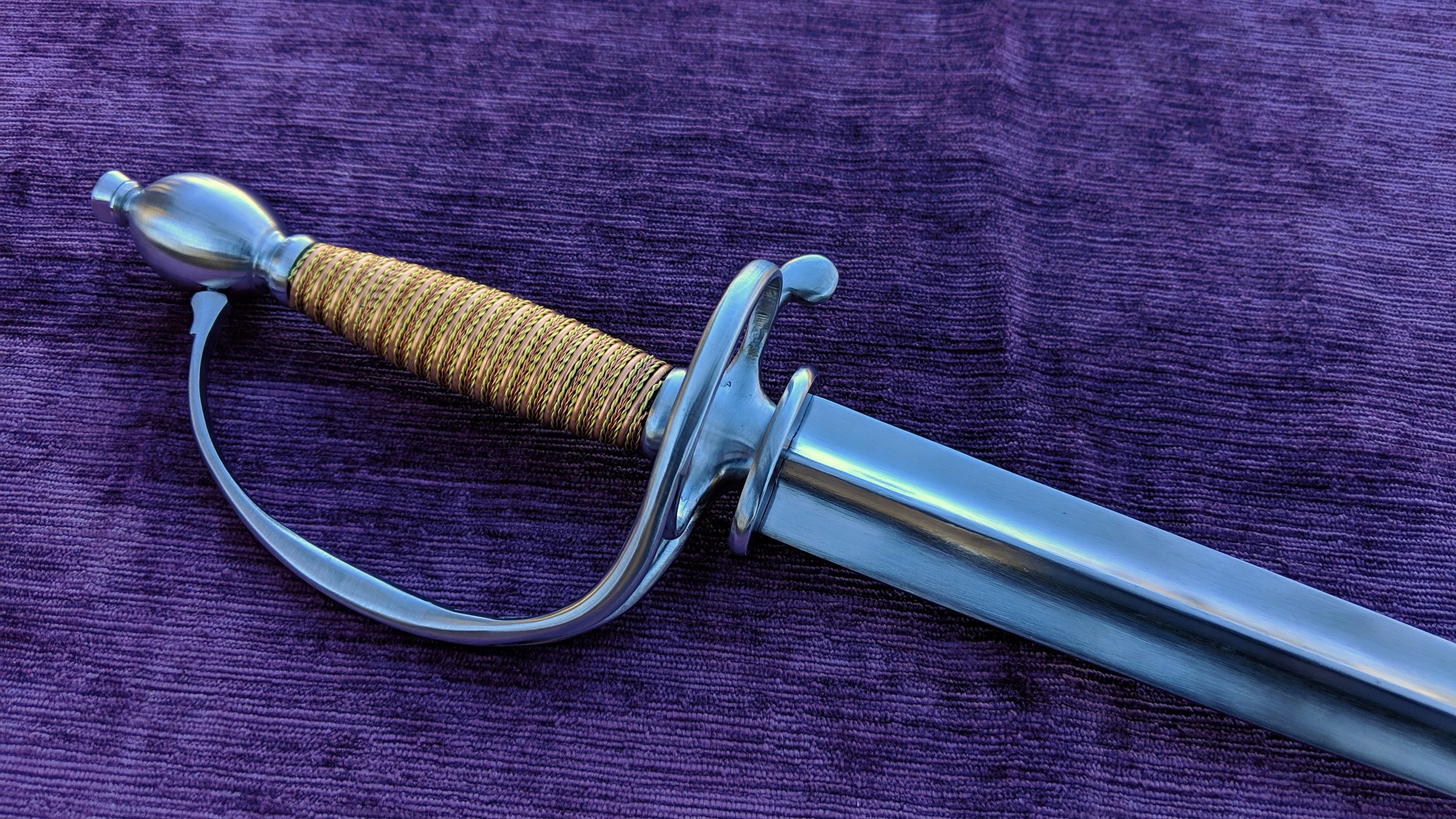 Loop Hilt Smallsword 2 w/Scabbard & Hanger — Jesse Belsky Stageswords