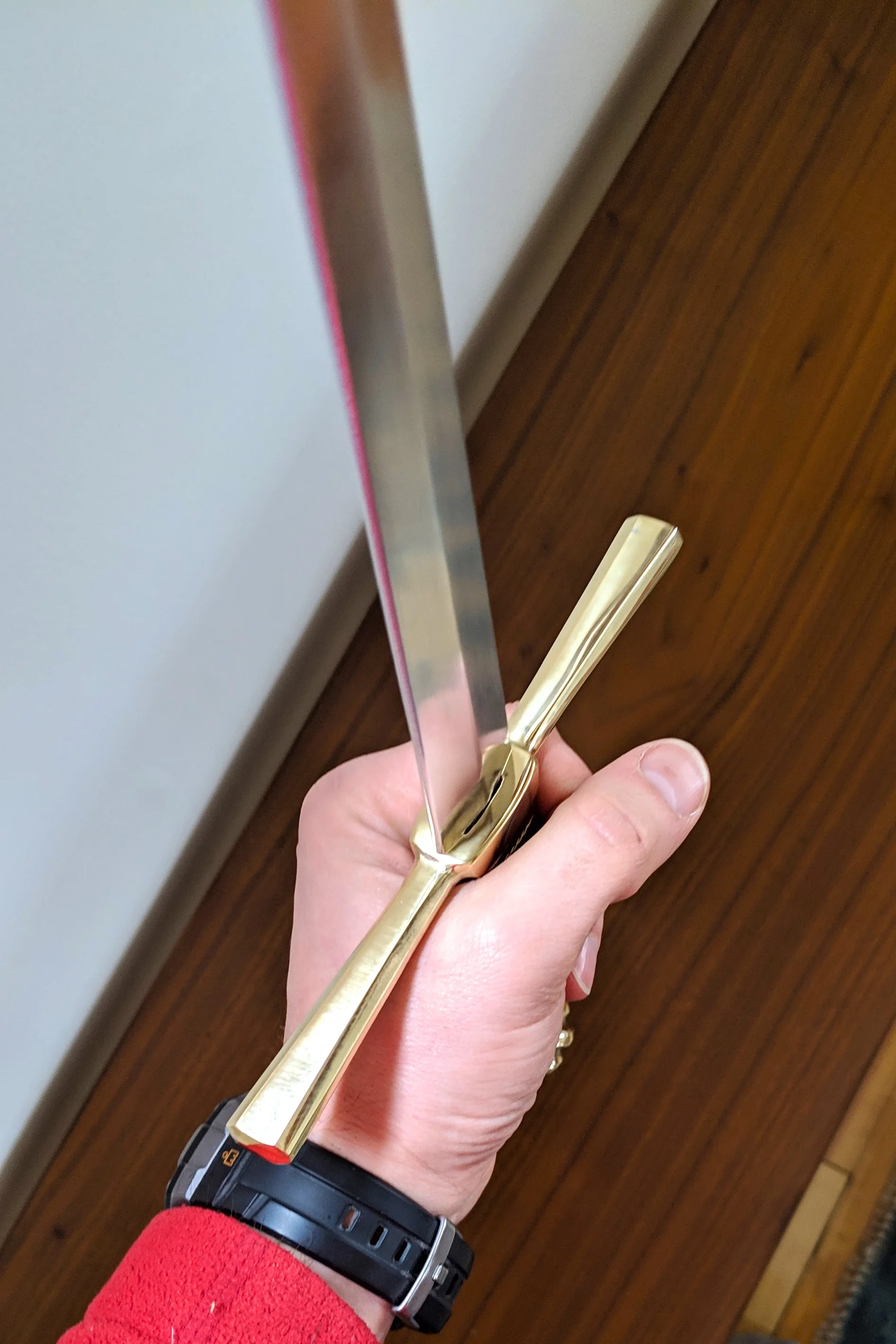 ALUMINUM Parrying Dagger - Brass Hilt — Jesse Belsky Stageswords