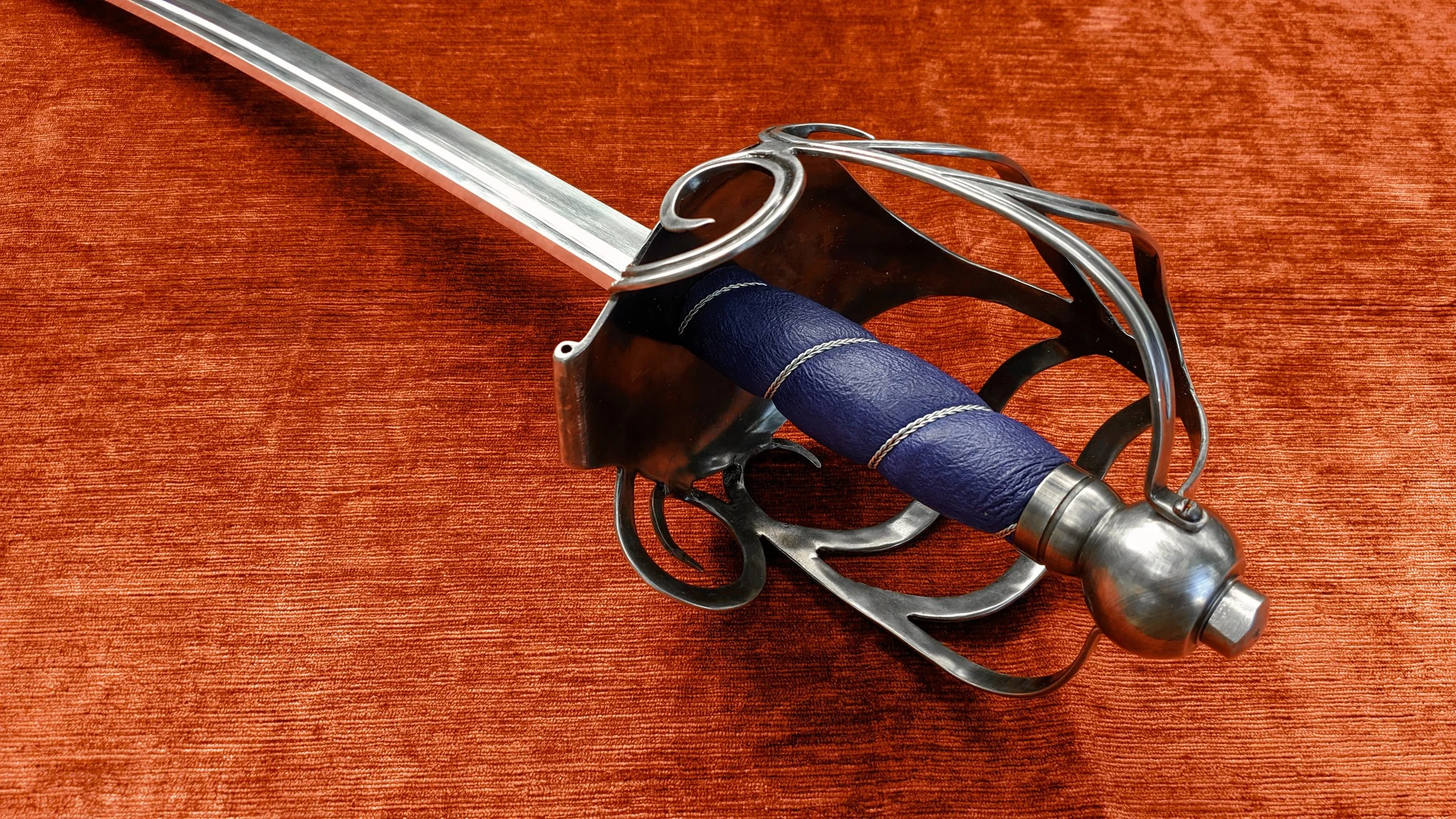 Aluminum Bladed Basket Hilt Cutlass Pirate Sword — Jesse Belsky Stageswords