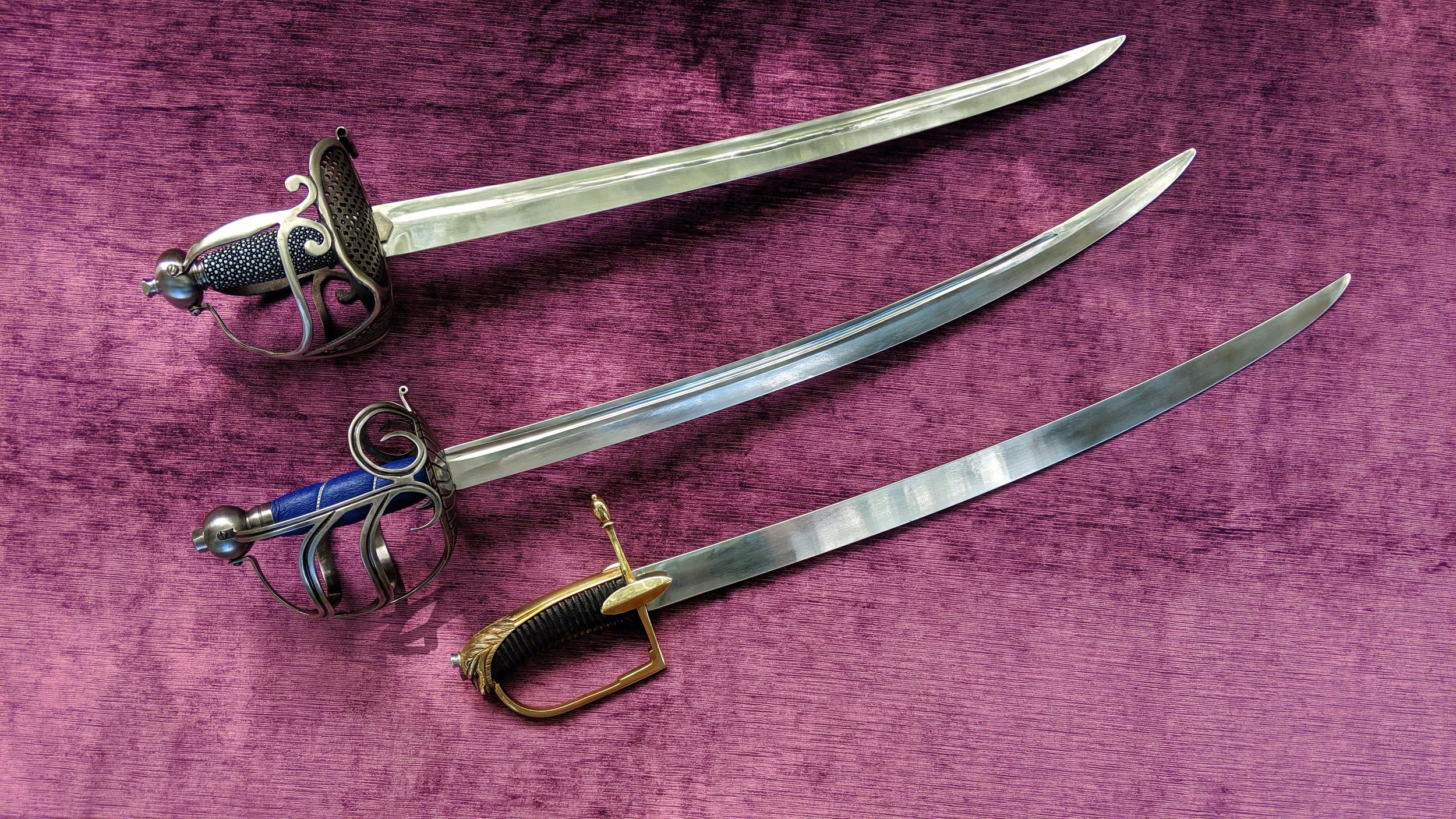 Aluminum Bladed Basket Hilt Cutlass Pirate Sword — Jesse Belsky Stageswords