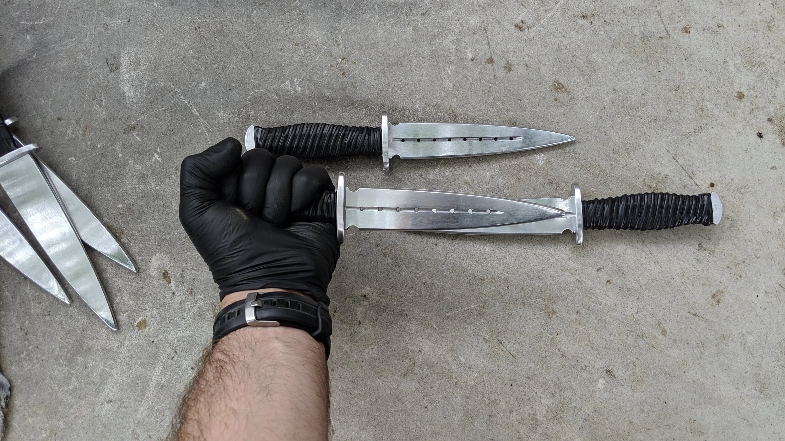 Aluminum Daggers -- 1/4" Thick — Jesse Belsky Stageswords