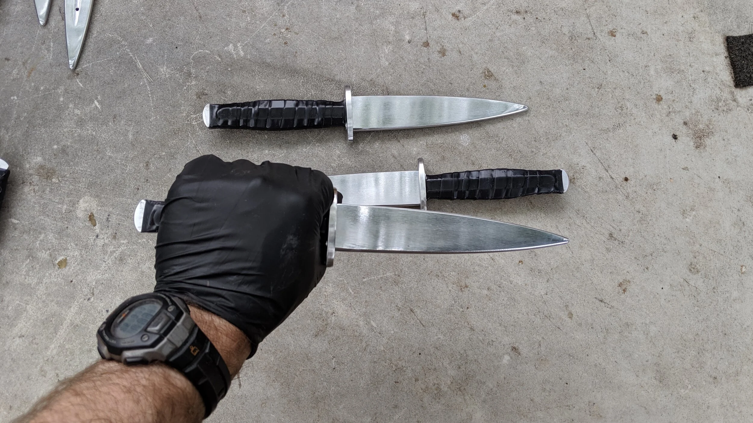 Aluminum Daggers -- 1/4" Thick — Jesse Belsky Stageswords