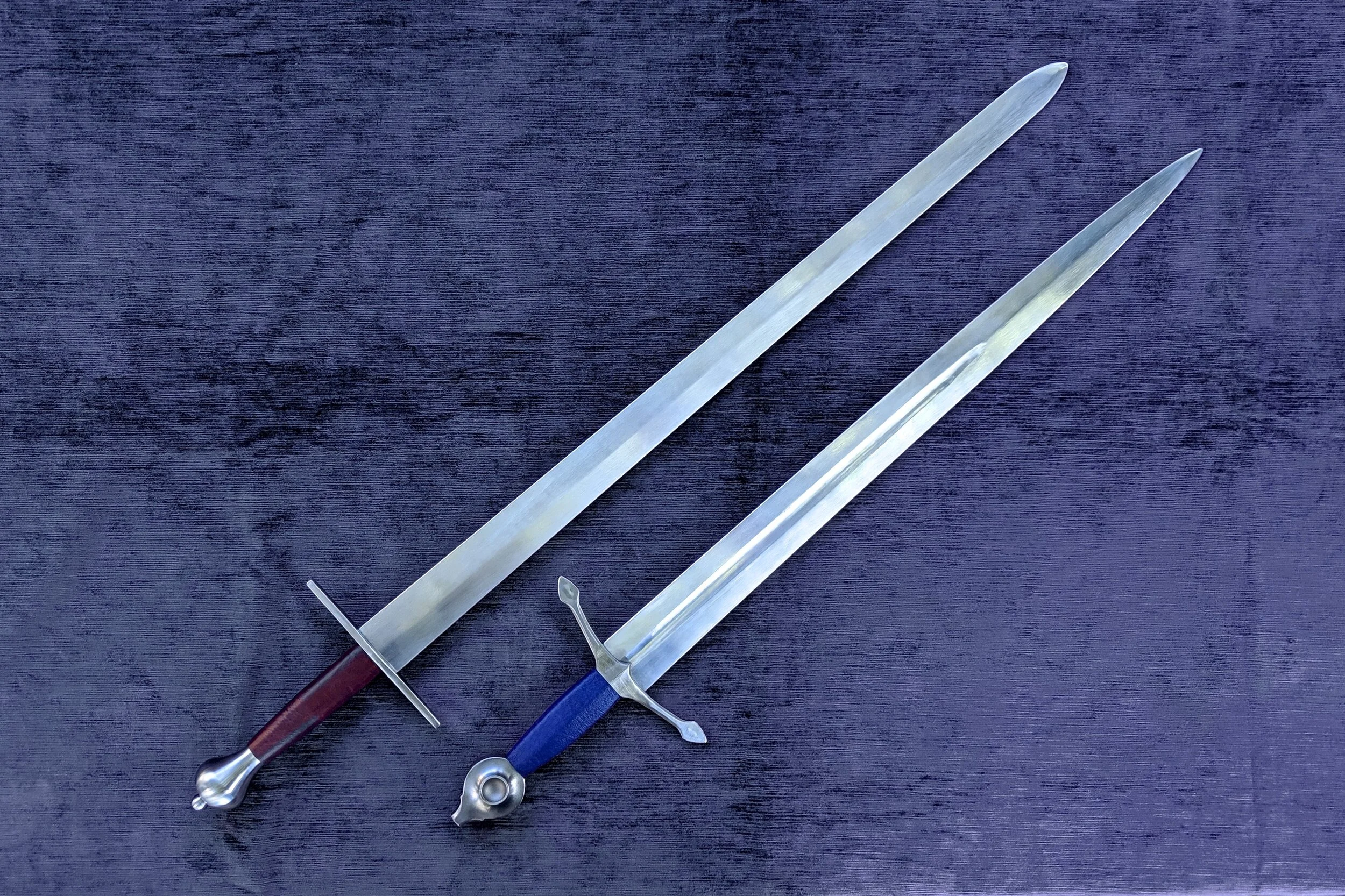 ALUMINUM Single Hand Sword - Brown Grip — Jesse Belsky Stageswords