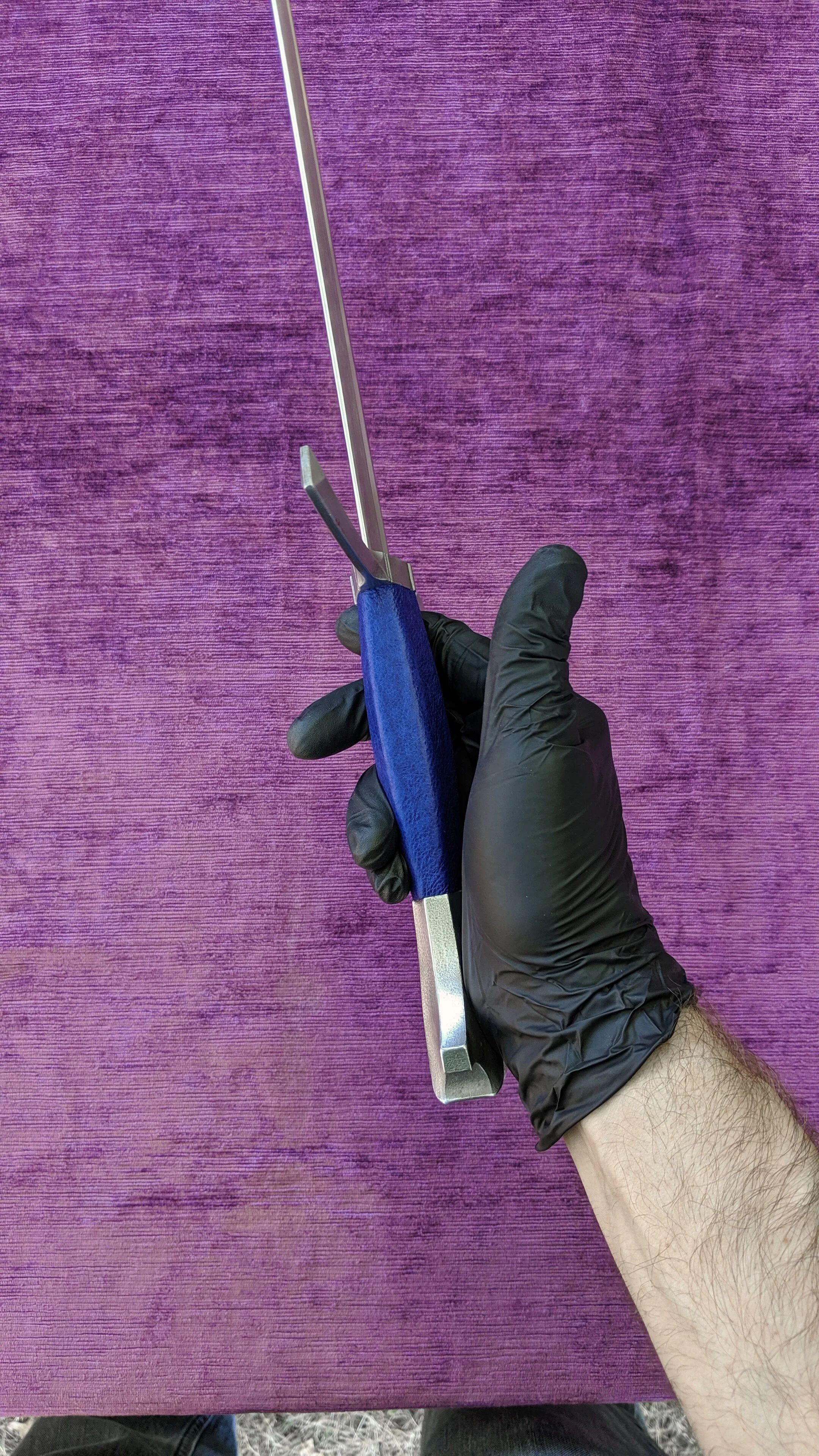Single Hand Broadsword 8 - Blue Grip — Jesse Belsky Stageswords