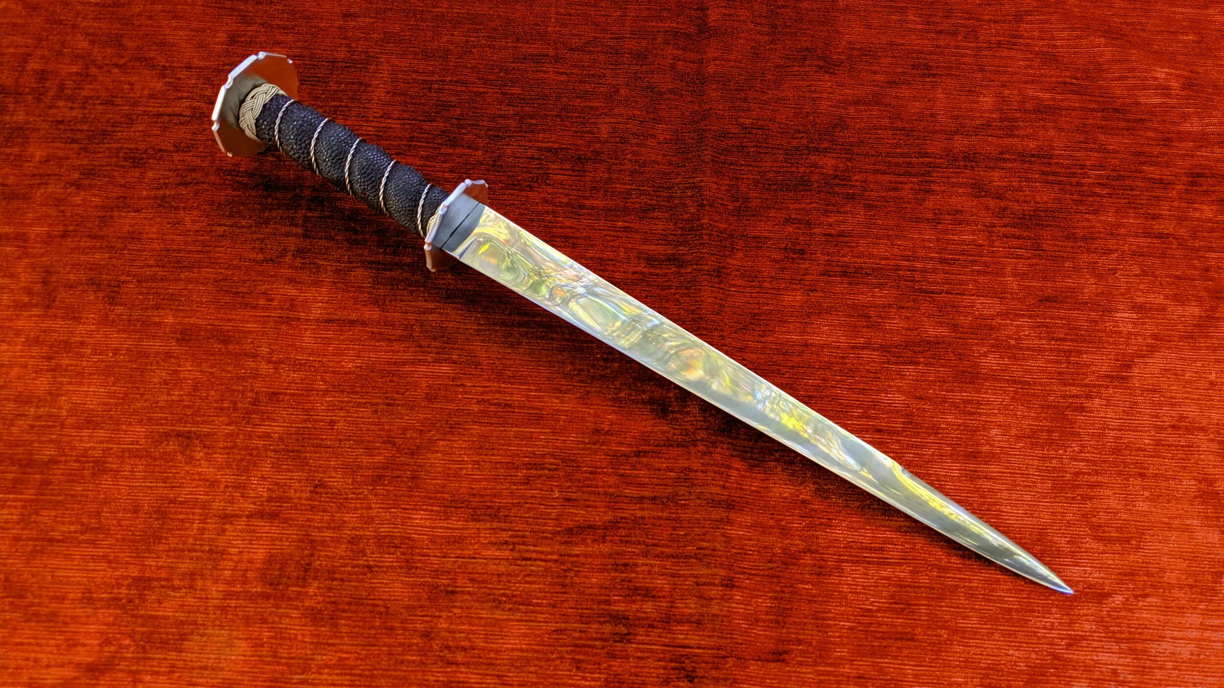 Rondel Dagger -Rayskin Grip — Jesse Belsky Stageswords