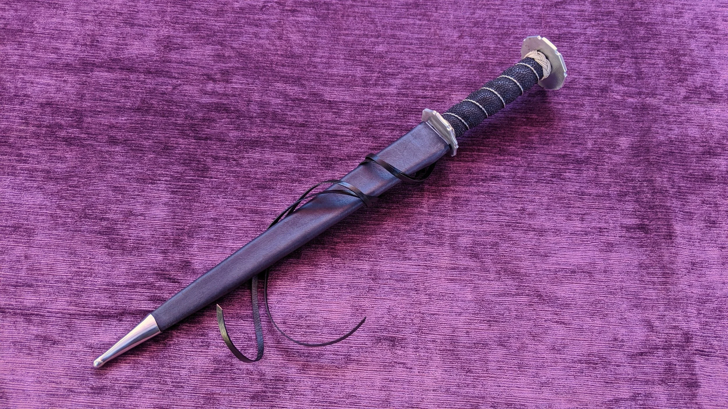 Rondel Dagger -Rayskin Grip — Jesse Belsky Stageswords