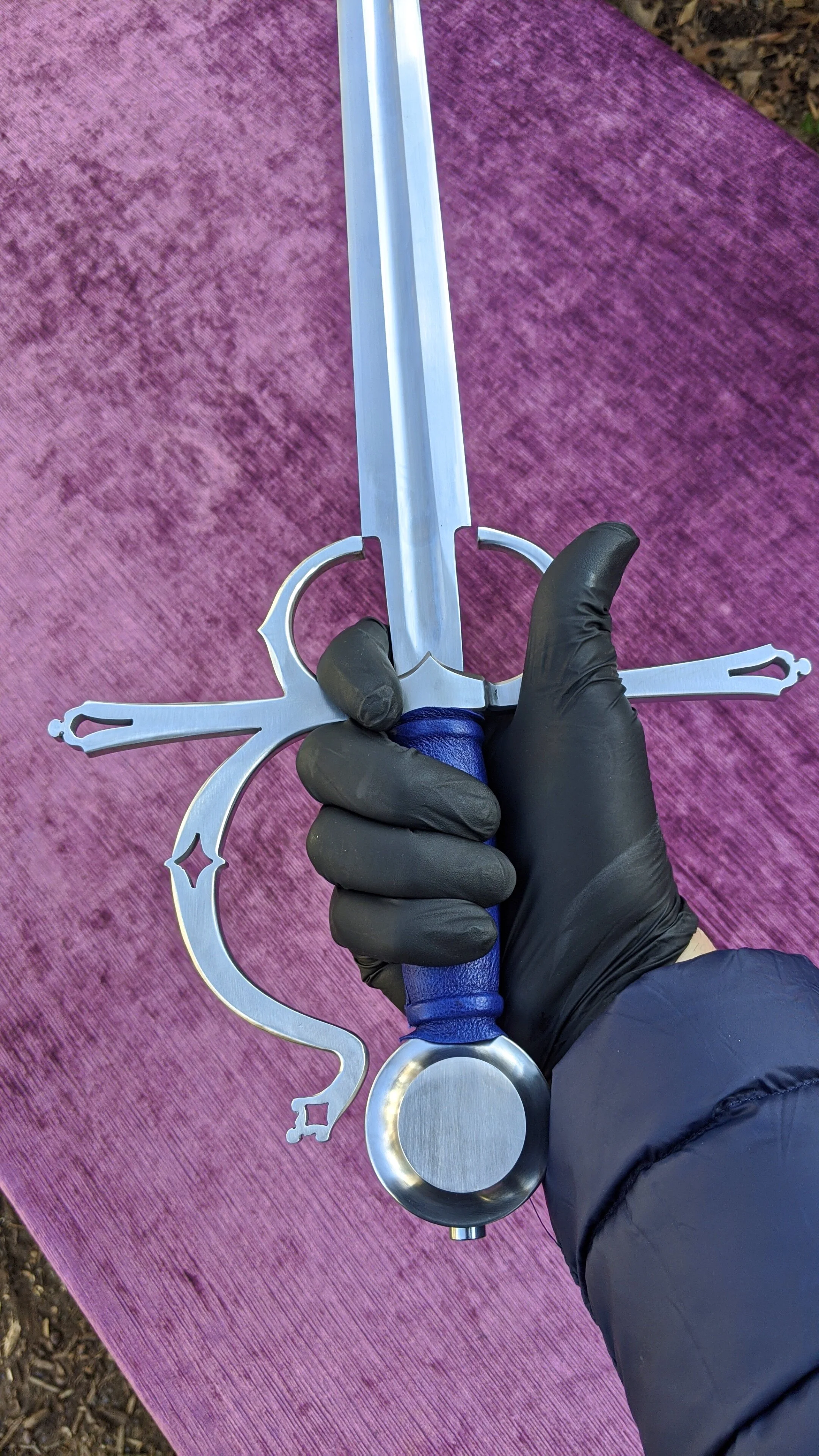 Sidesword -Blue Grip [SHARP] — Jesse Belsky Stageswords