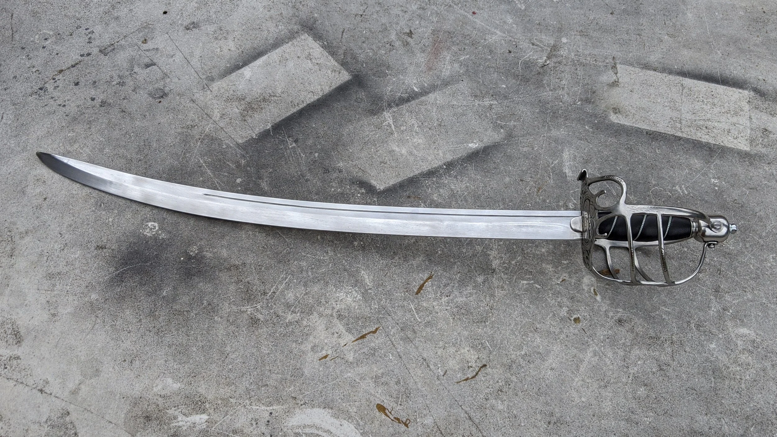 ALUMINUM Mortuary Hilt Cutlass 2 — Jesse Belsky Stageswords